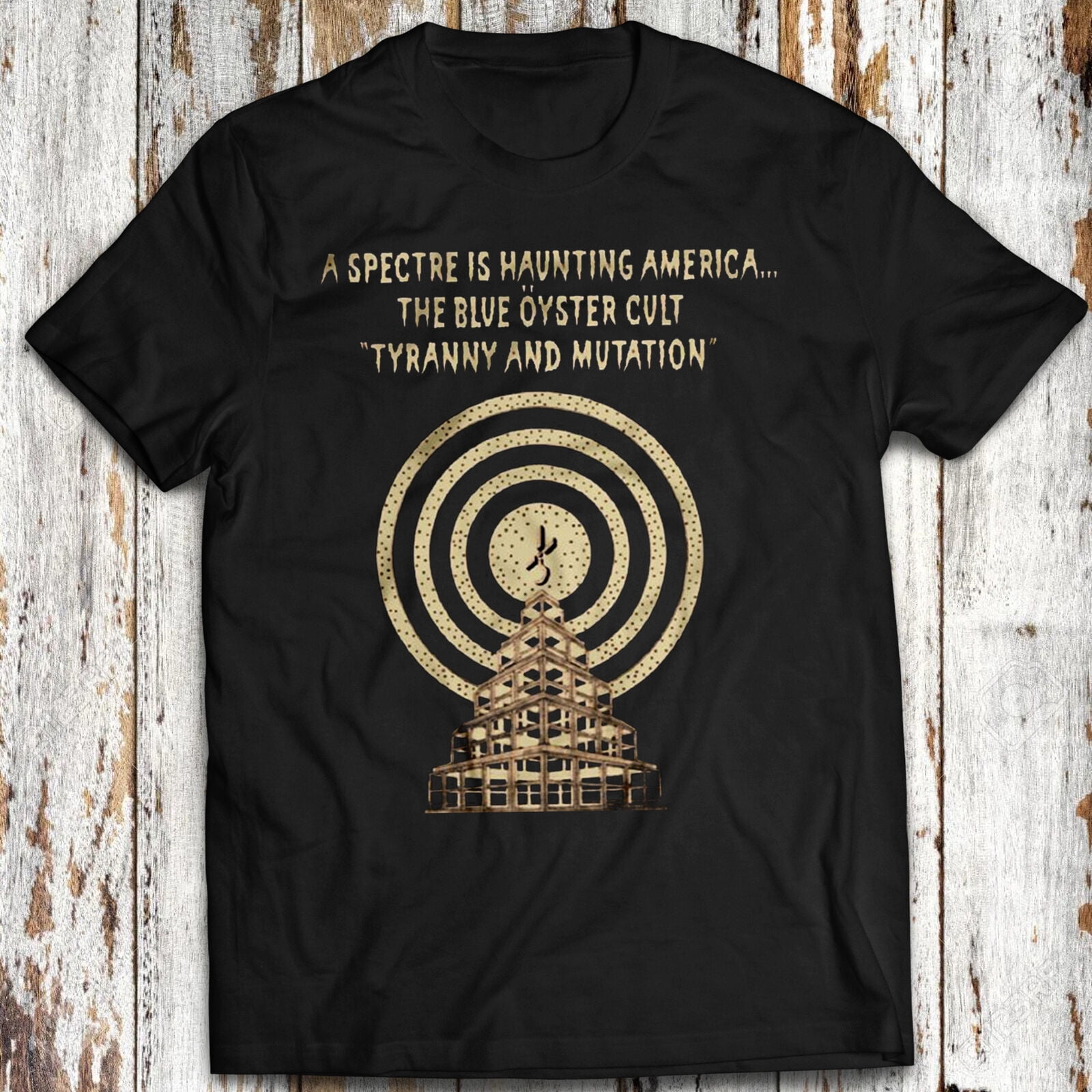 Tyranny and Mutation Tee Blue Oyster Cult Shirt Rock Music Lover ...