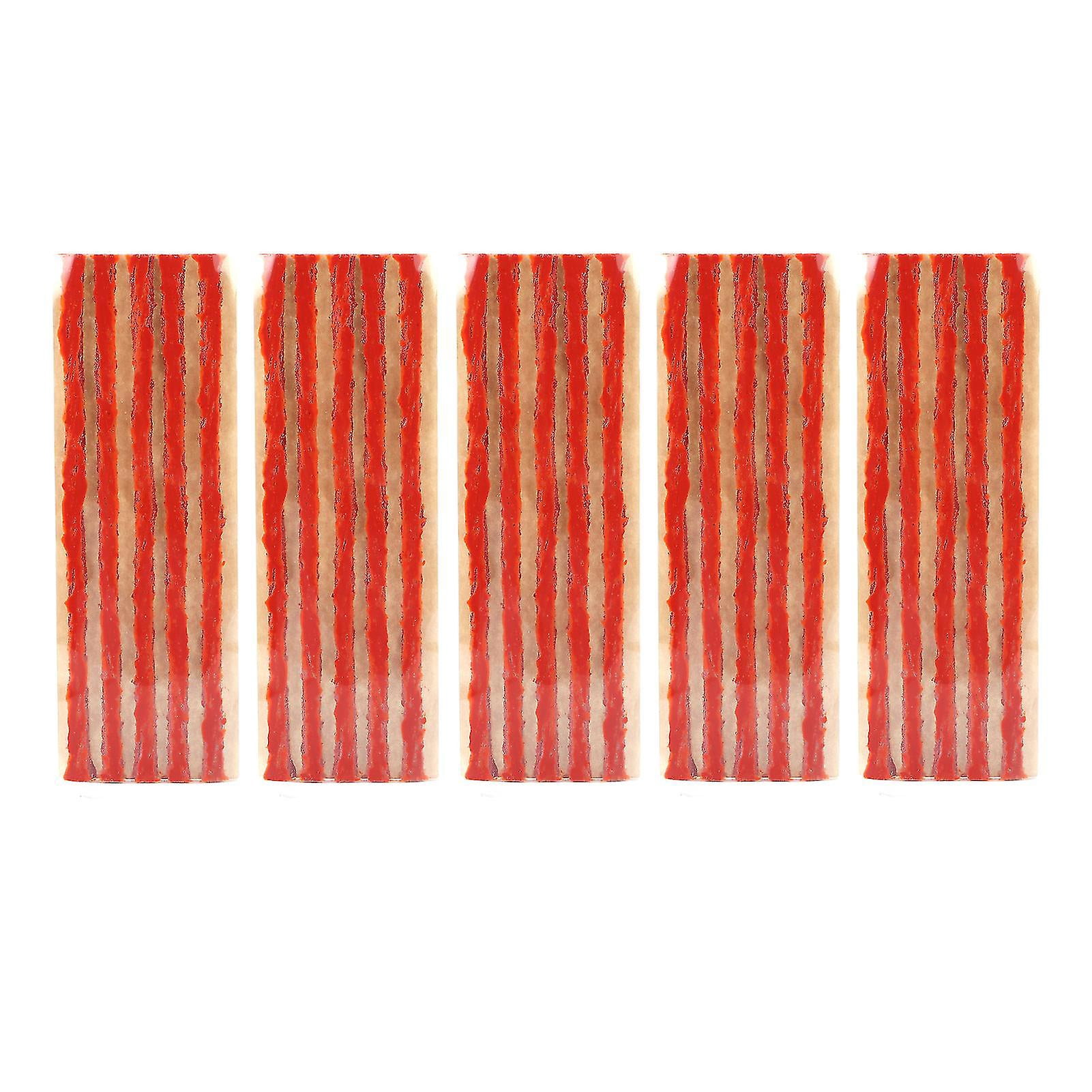 Tyre Repair Plugs Natural Rubber Strips Puncture Recovery Universal For ...