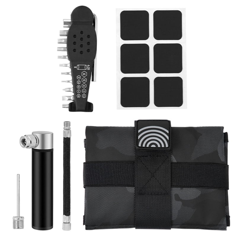 Tyre Repair Tool Kit Bicycle Repair Multi-Function Bike Tool Vacuum Tire Repair Tool for ...