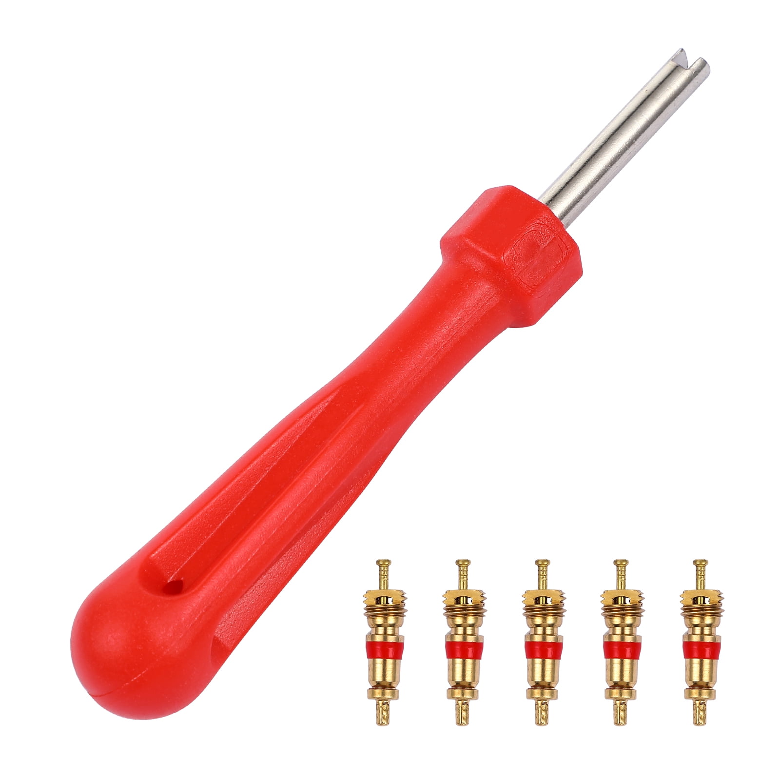 TOYMYTOY 1Set Vehicle Tire Stem Core Installer Tool Kit Assorted Color ...
