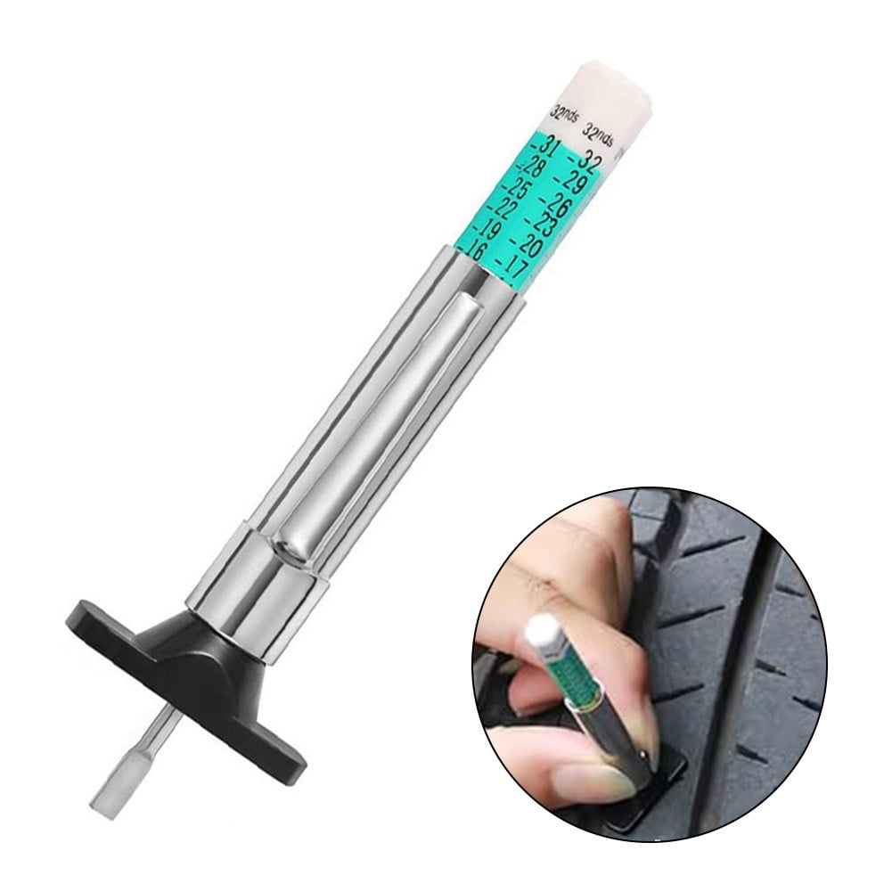 Tyre Tread Depth Gauge High Precision Color Coded Car Tire Tread Depth Gauge - Walmart.com