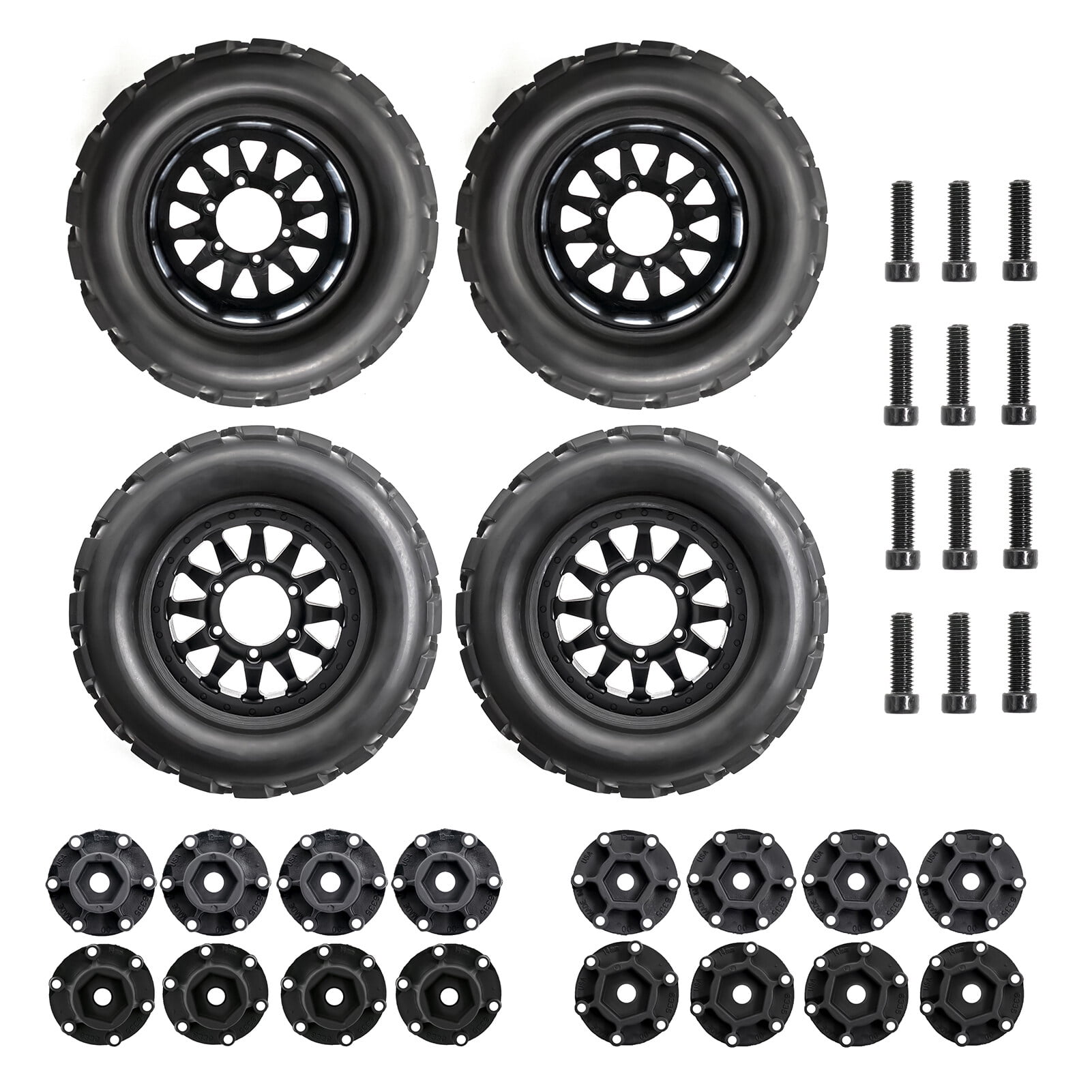 Tyre,With Wheel Rims Car Tires With Wheel 4pcs 1/10 Car Tires Wheel Rims 4pcs Dsfen Huiop Buzhi ...