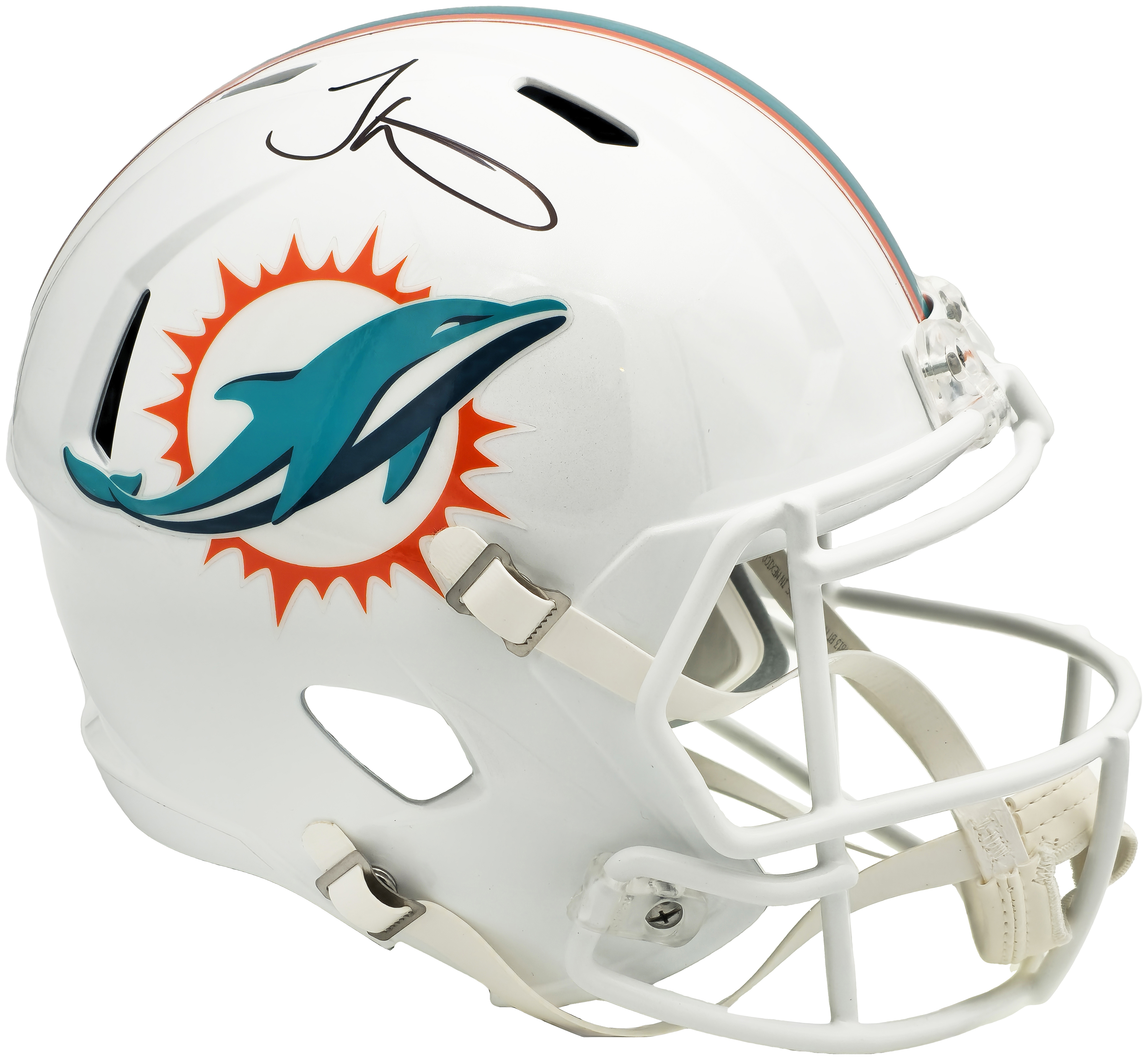 Tyreek Hill Autographed Miami Dolphins White Full Size Speed Replica ...