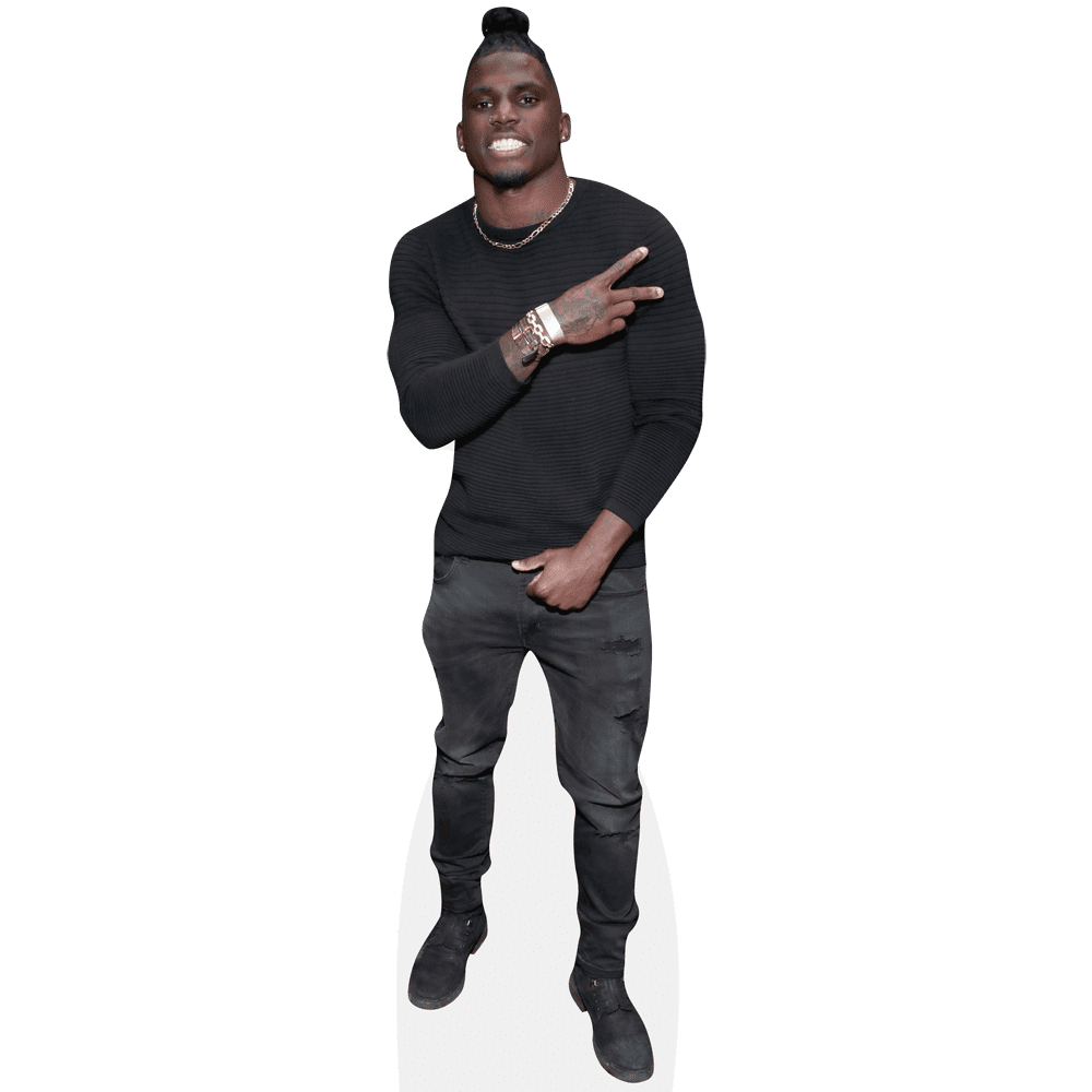 Tyreek Hill (Black Outfit) Lifesize Cardboard Cutout Standee - Walmart.com