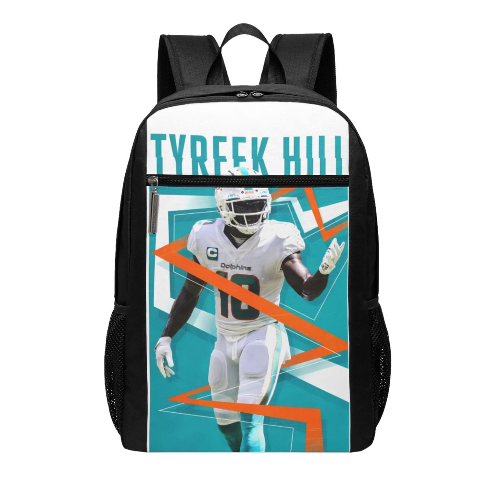 Tyreek Hill Custom Simple Casual Sports Backpack, Football Team Logo ...