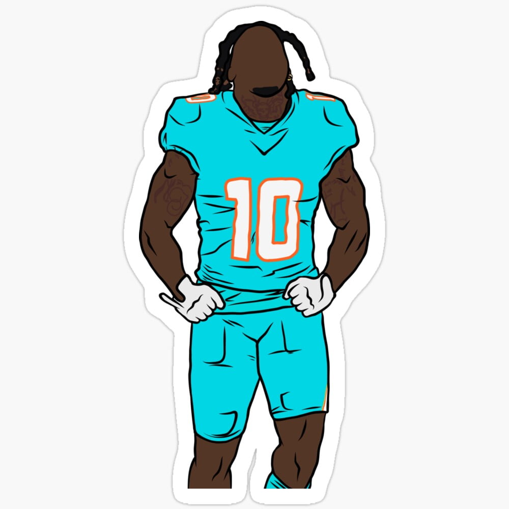 Tyreek Hill Flex Sticker Phone Decal Water Bottle Stickers Car Decals ...
