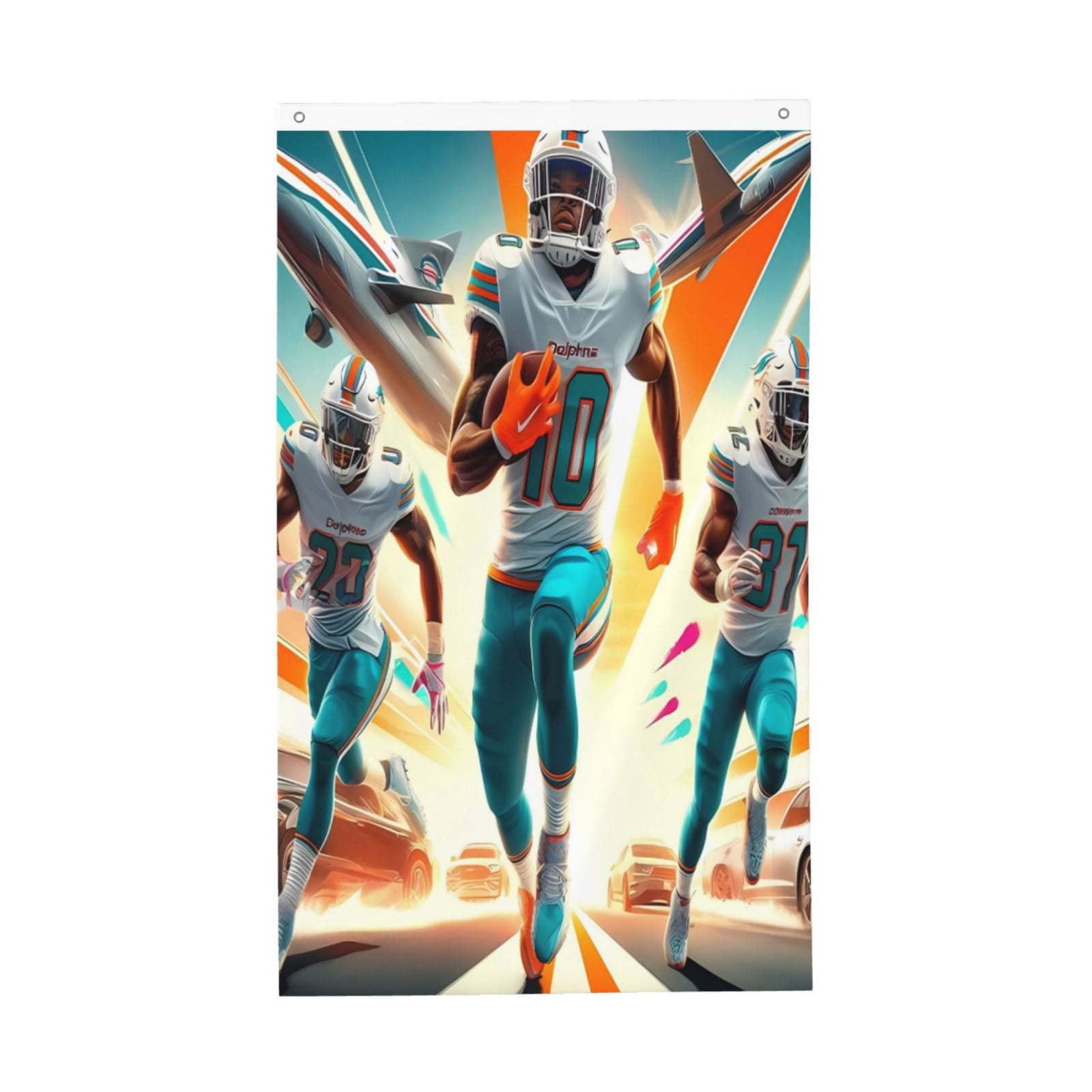 Tyreek Hill Player Flags American Football Double-Sided Cheering Flags ...