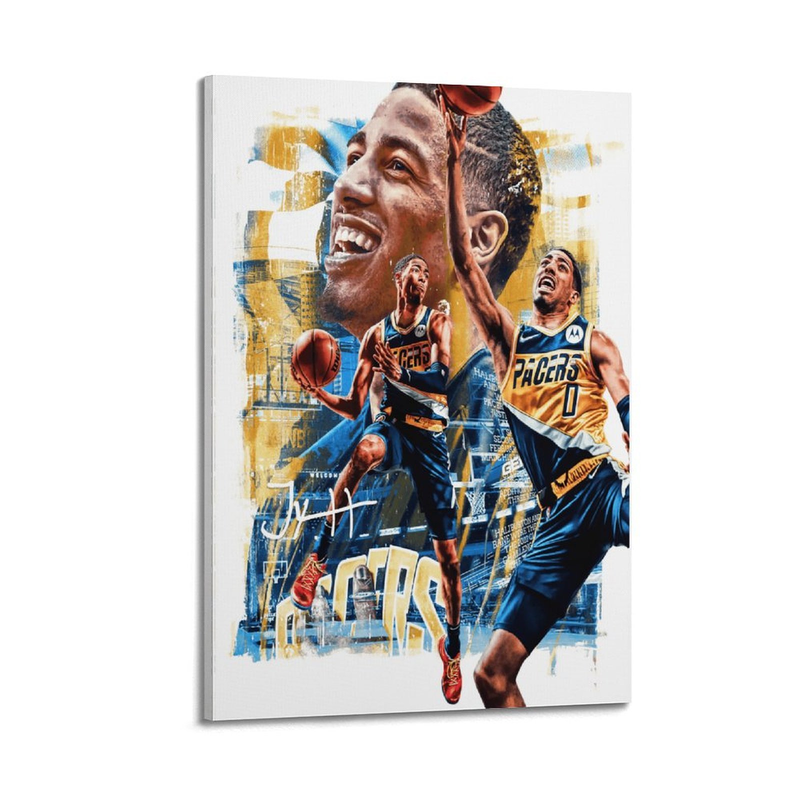 Tyrese Haliburton Basketball Stars Art Poster Anime Star Music Picture ...