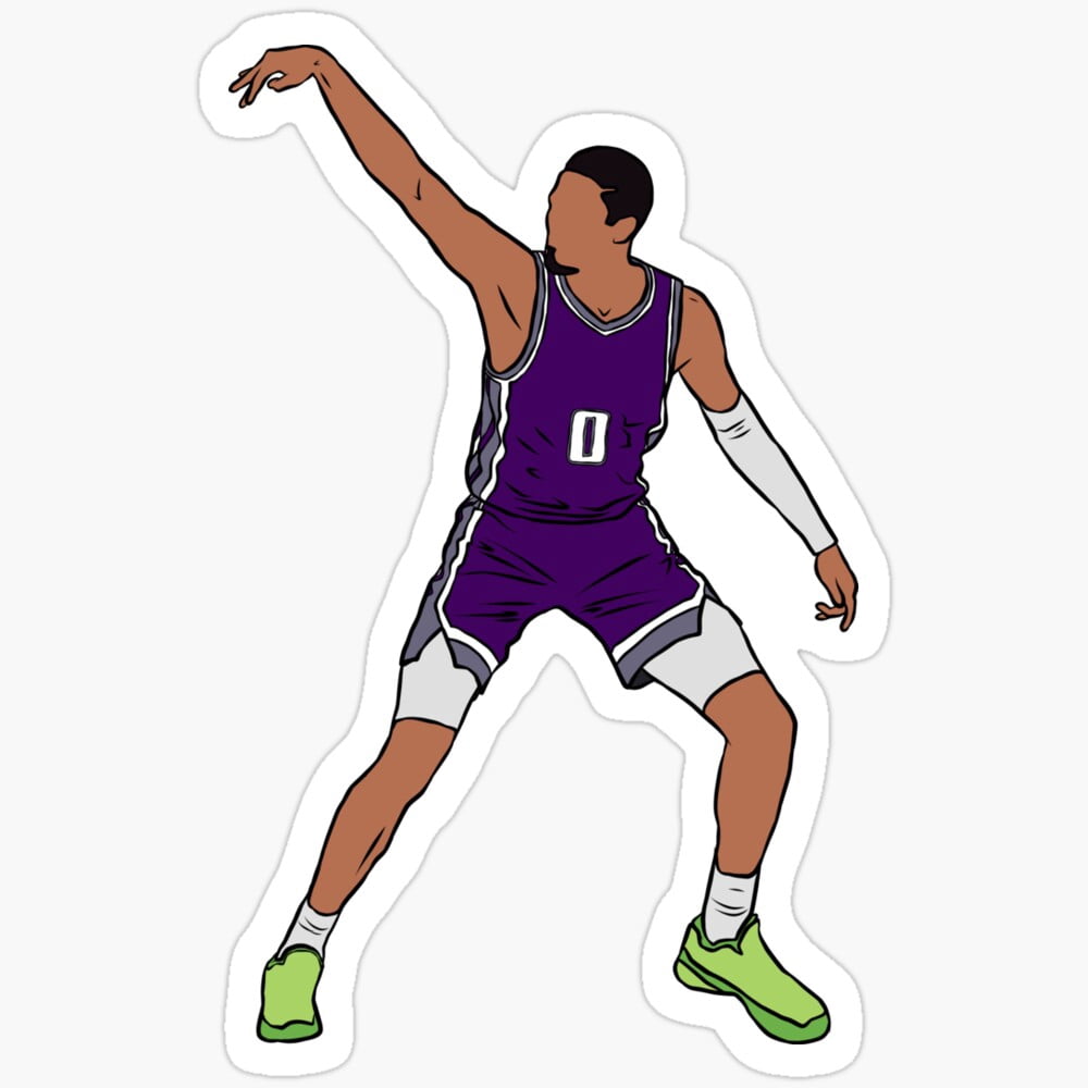 Tyrese Haliburton "Hold It" (Kings) Sticker Phone Decal Water Bottle ...
