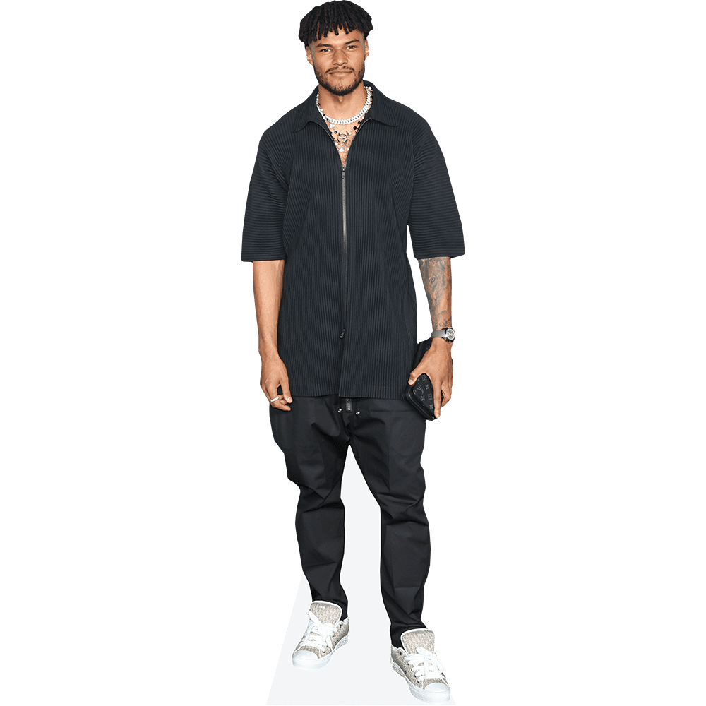 Tyrone Mings (Black Outfit) Mini Cardboard Cutout Standee - Walmart.com
