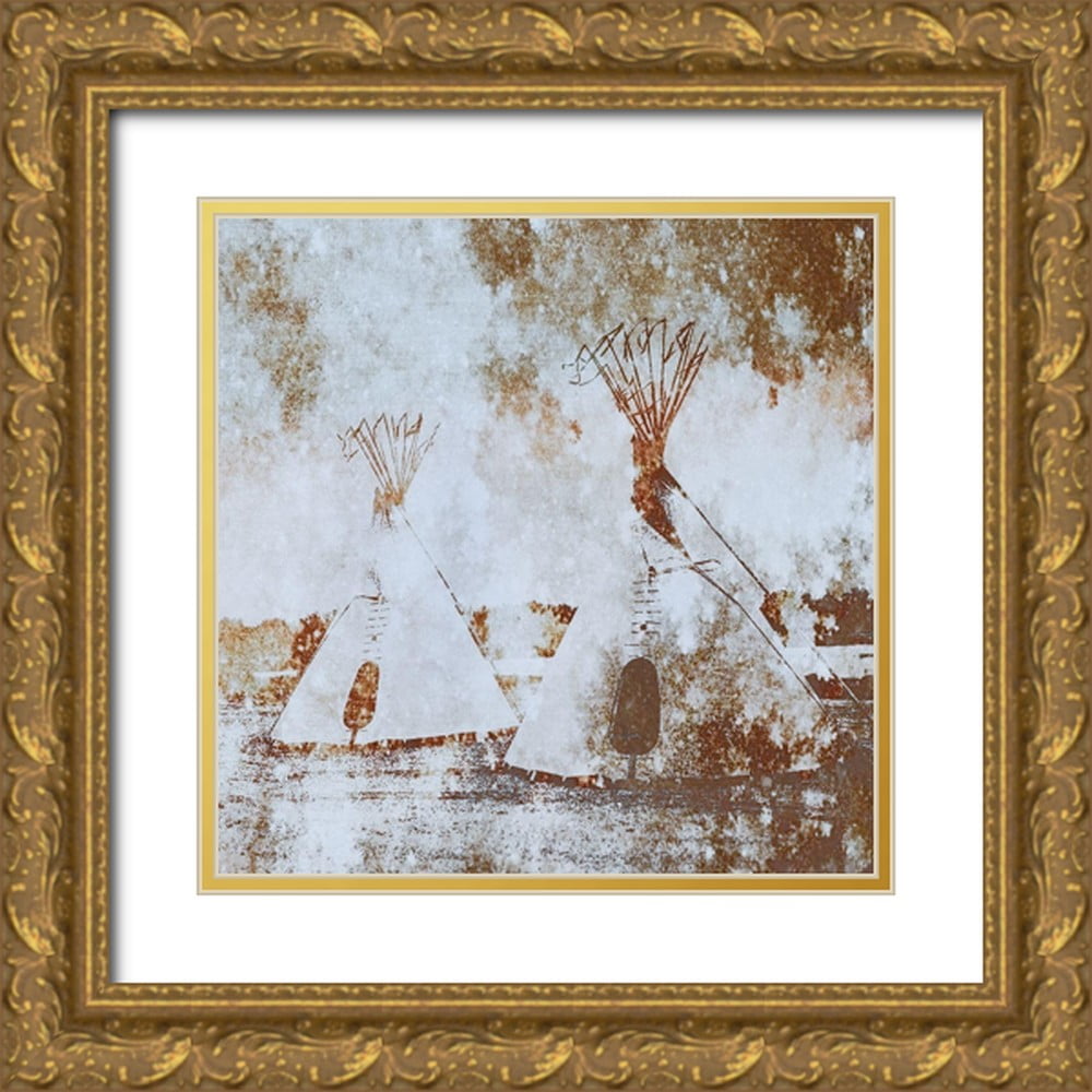 Tyrrell, Lu Anne 26x26 Gold Ornate Wood Framed with Double Matting ...