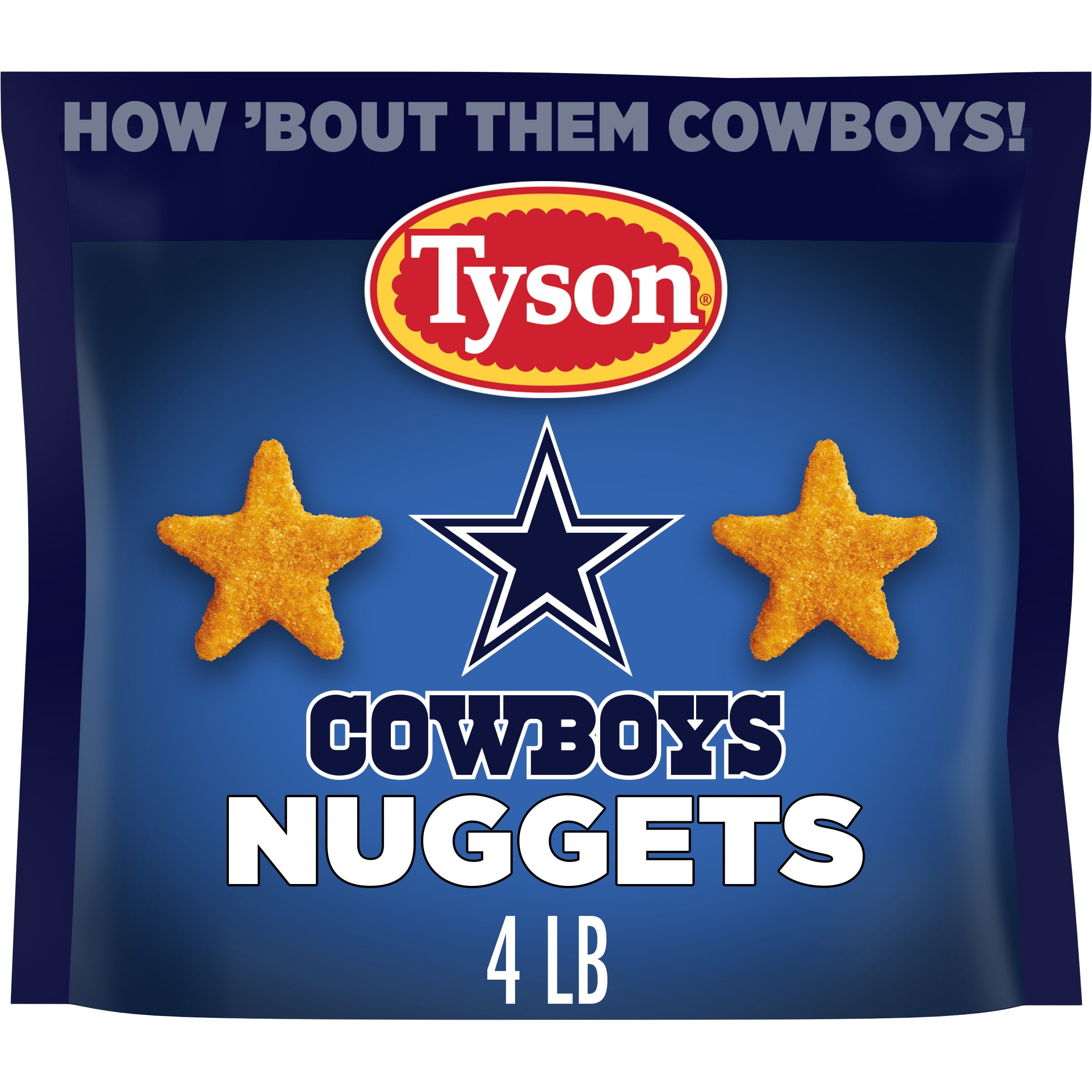Tyson Cowboys Chicken Nuggets, 64 oz (Frozen, Fully Cooked) - Walmart.com