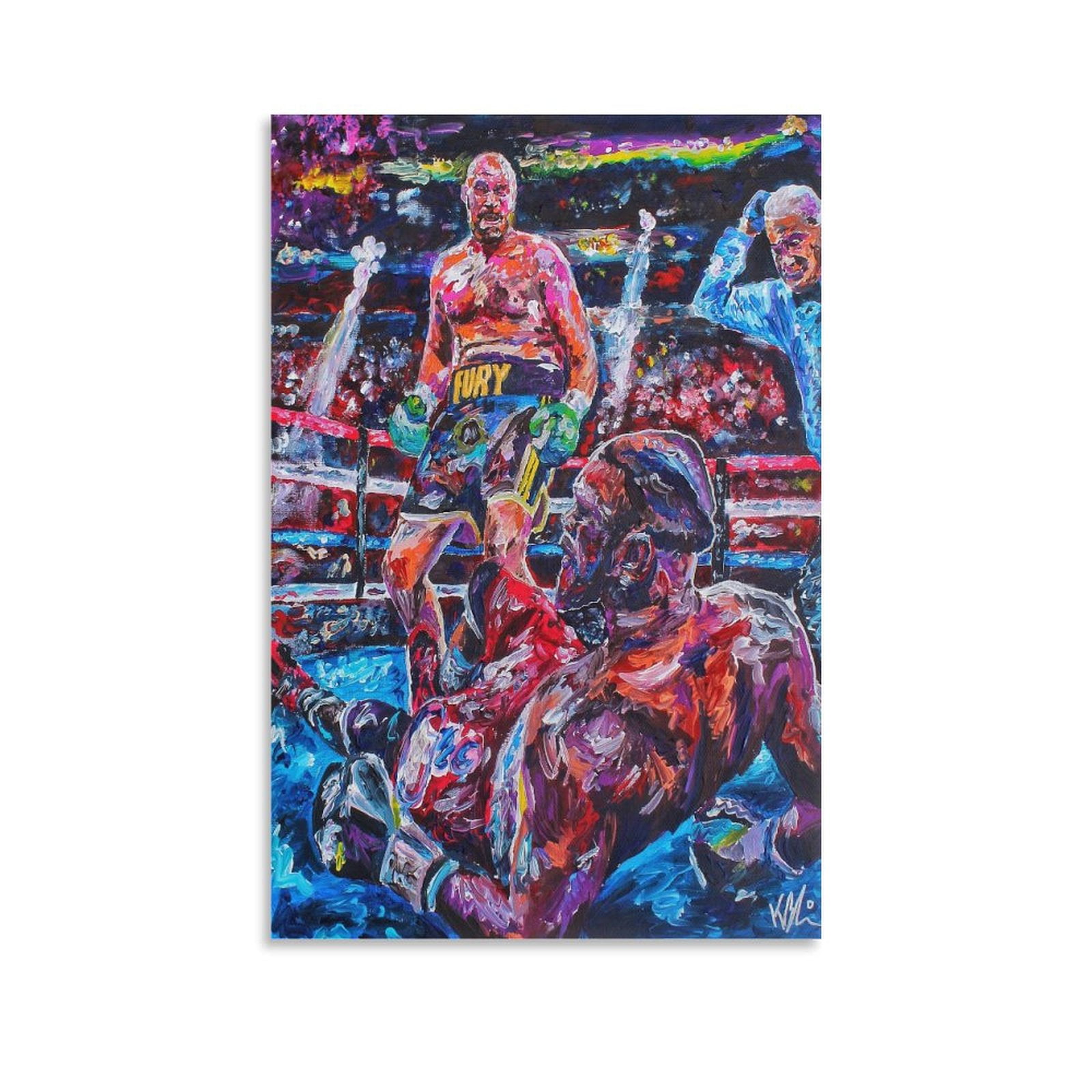 Tyson Fury Professional Boxer Poster (27) Picture Print Wall Art Poster ...