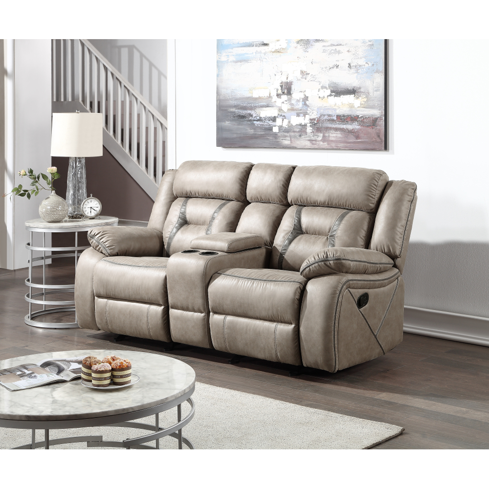 Tyson - Reclining Glider Console - Grey - Walmart.com
