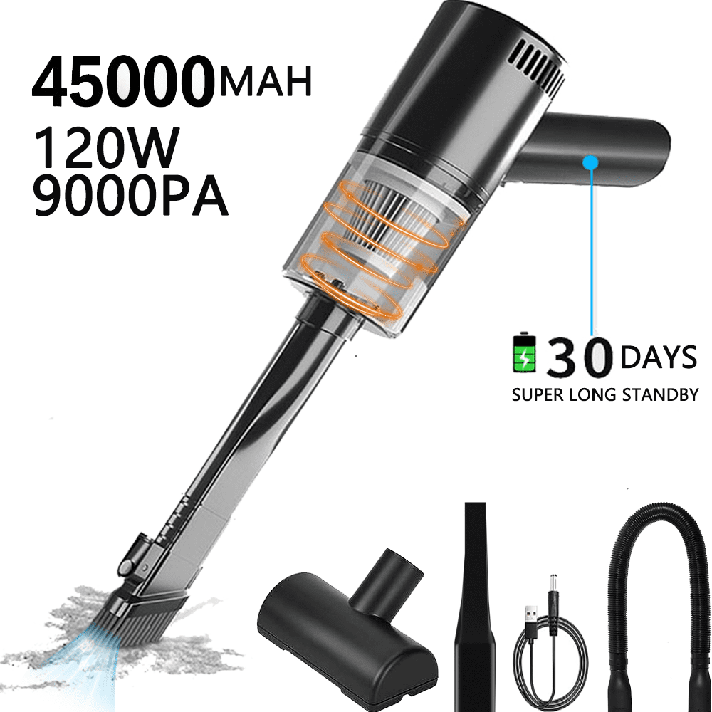 Tysonir Portable Cordless Vacuum 9000pa Powerful Cyclonic Suction Mini