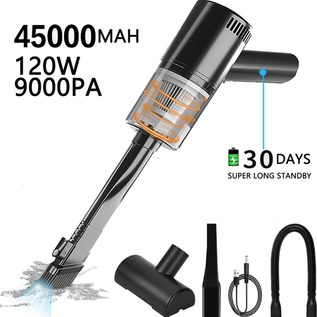 Tysonir Portable Cordless Vacuum 9000pa Powerful Cyclonic Suction Mini