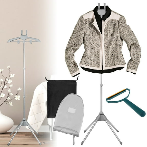 Tysrjsv Clothes Steamer Stand Strong Load Bearing Adjustable Height ...