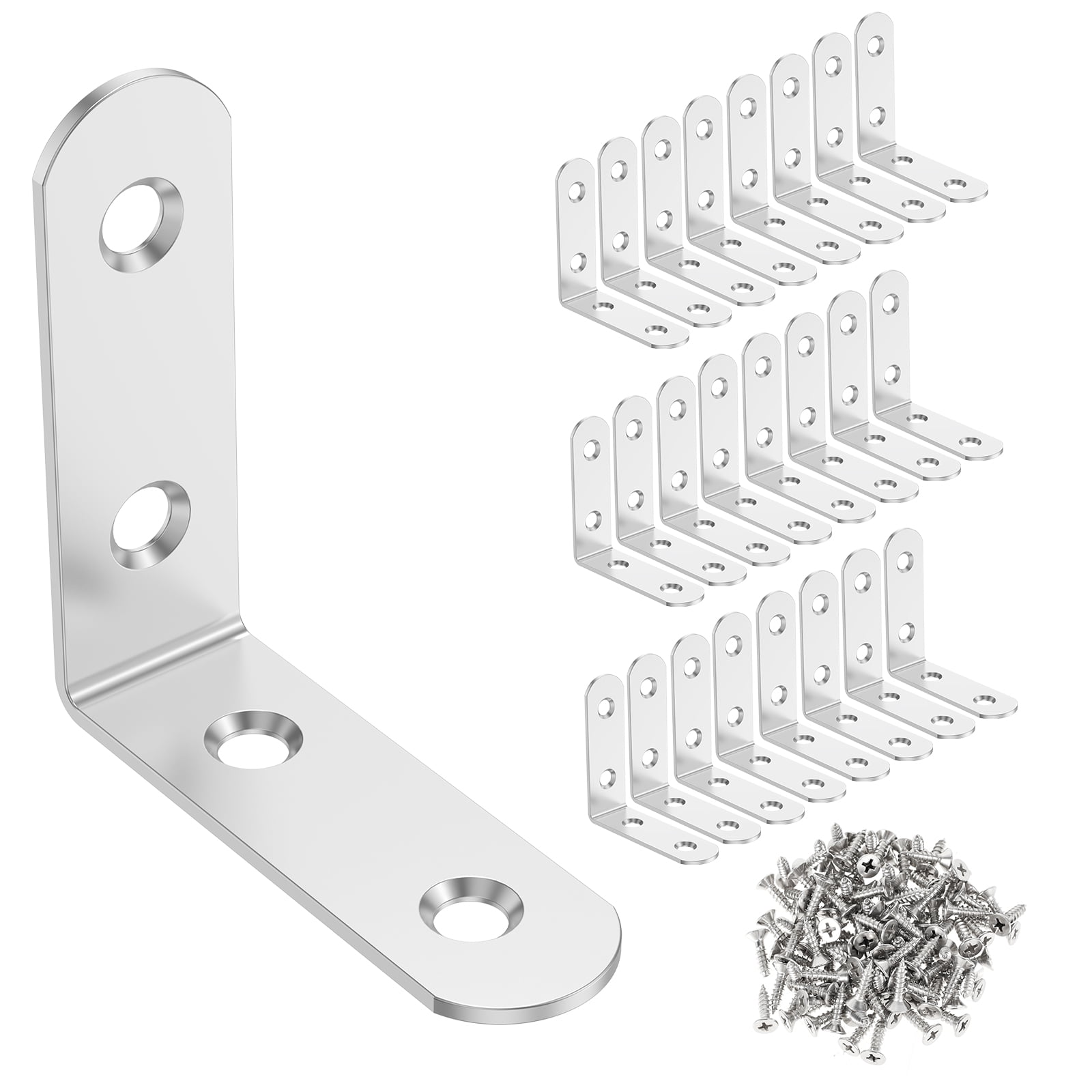 Tysrjsv Corner Brace Bracket Stainless Steel L Shaped Corner Brace ...