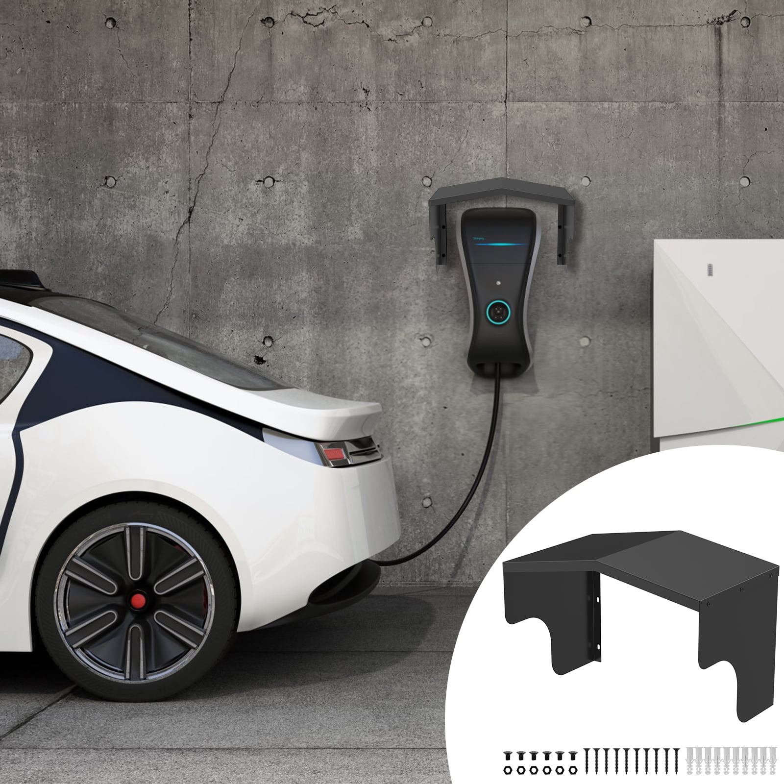 Tysrjsv EV Charger Protective Cover Metal Electric Vehicle Charger ...