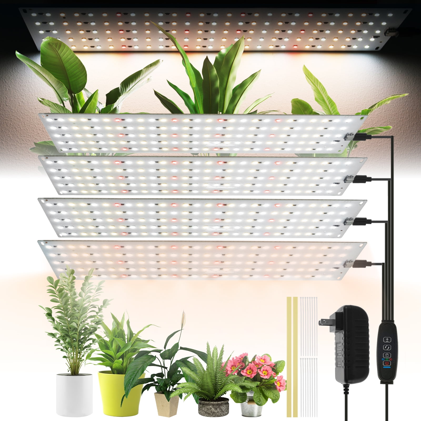 Tysrjsv Grow Light 270 LEDs/540 LEDs Full Spectrum Grow Lamp with Auto ...