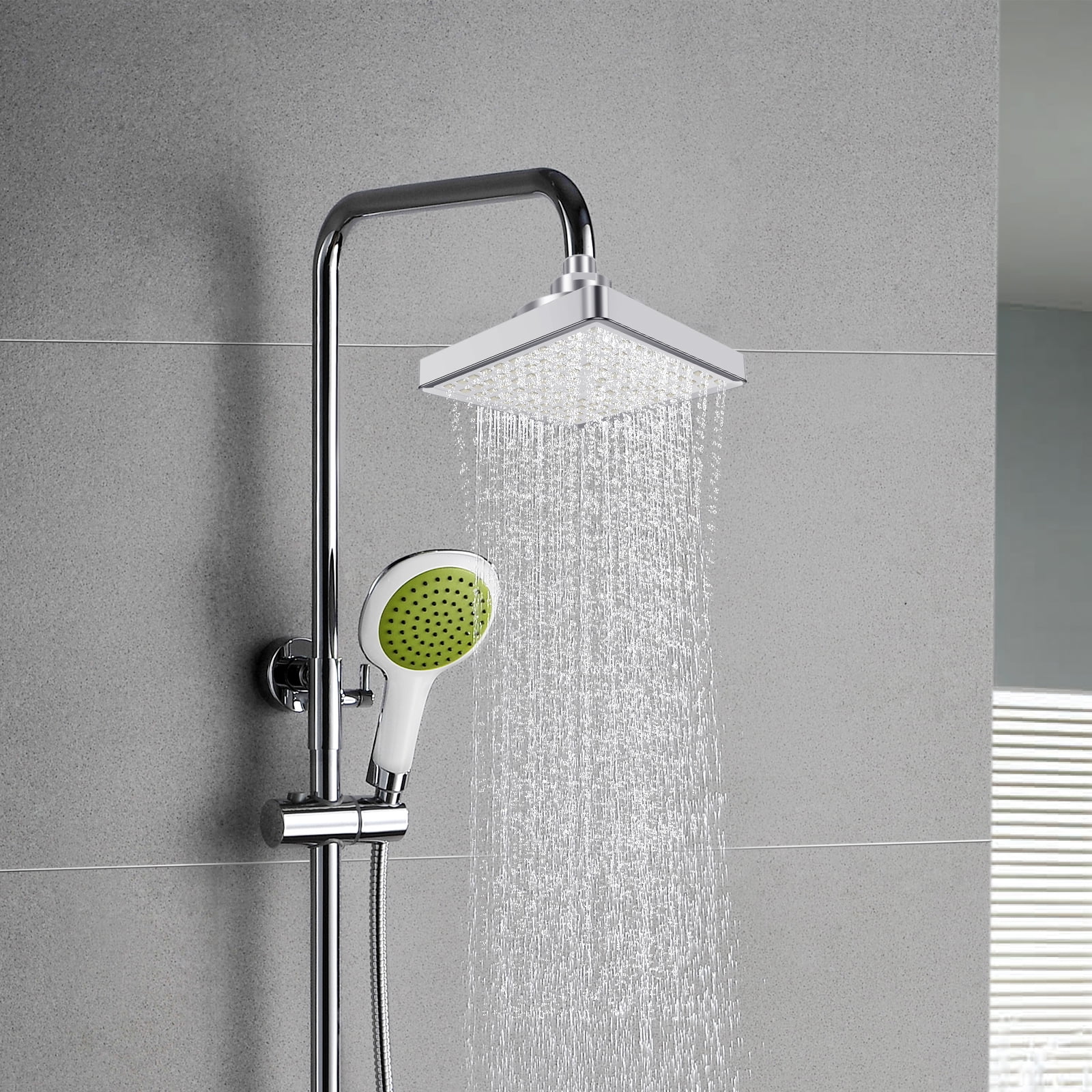 Tysrjsv Rain Shower Head Practical Rainfall Shower Head Adjustable ...