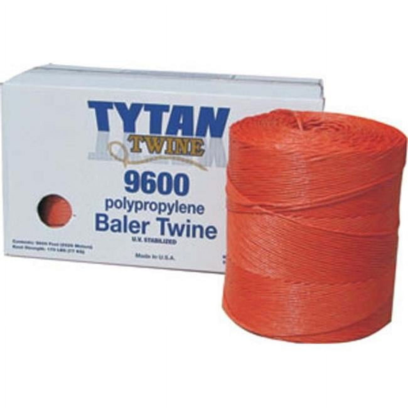 Tytan Baler Twine 20000POLI Round Baler Twine, Orange - 110 lbs - Walmart.com