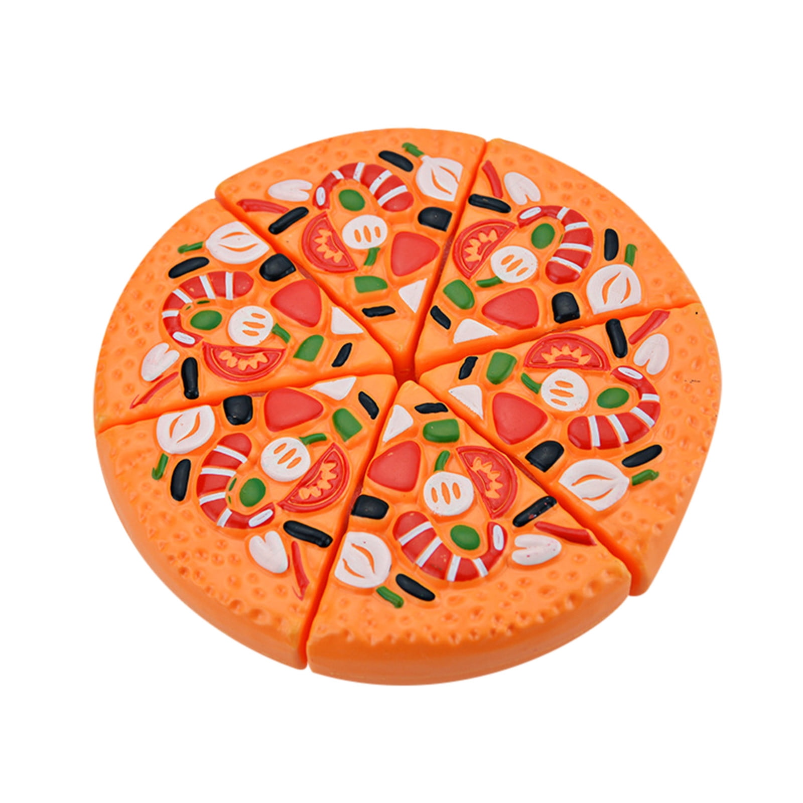 Tyuong Childrens Kids Pizza Slices Toppings Pretend Dinner Kitchen Play ...