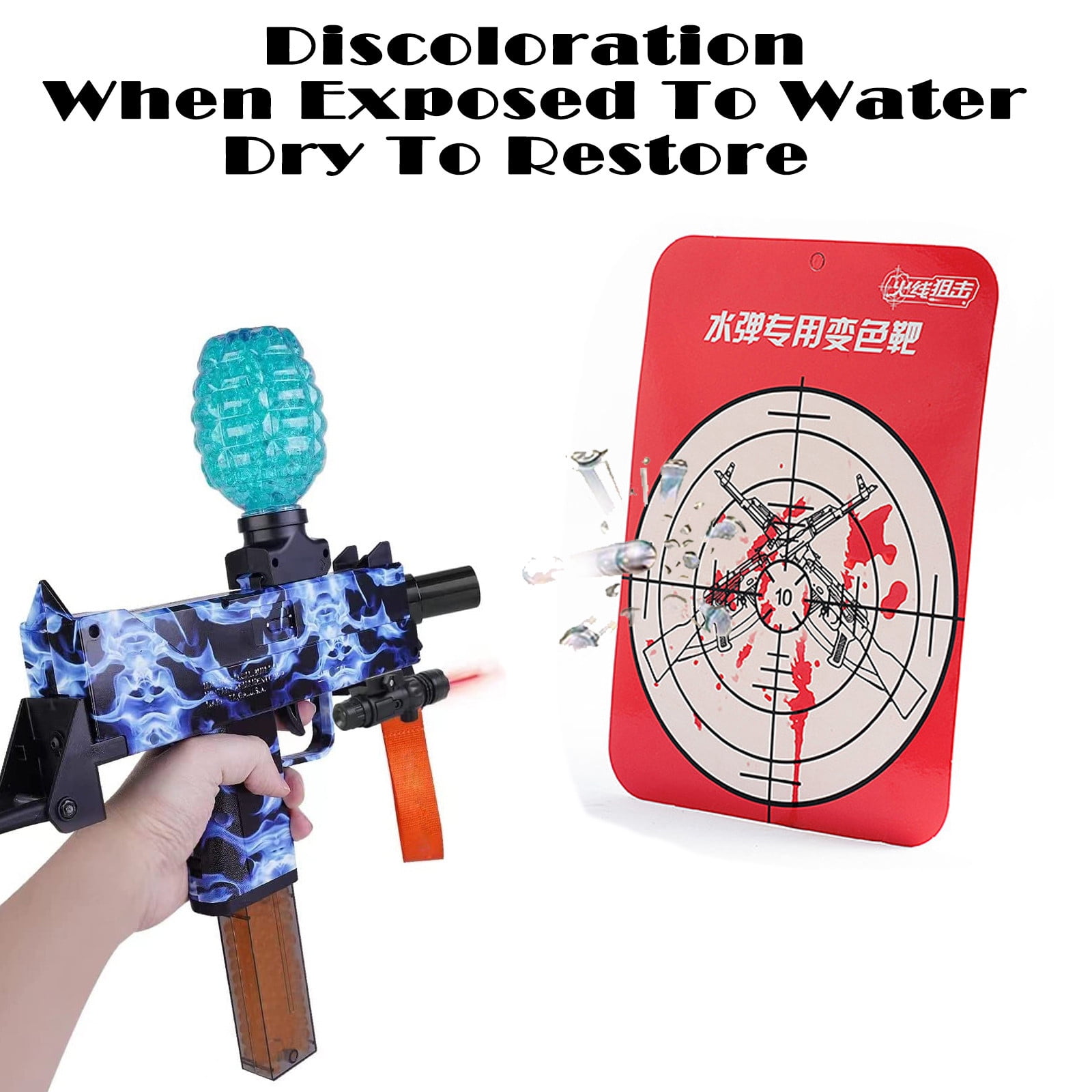 Tyuong Outdoor Toys Water Shooting Cardboard For Kids Changing Paper ...