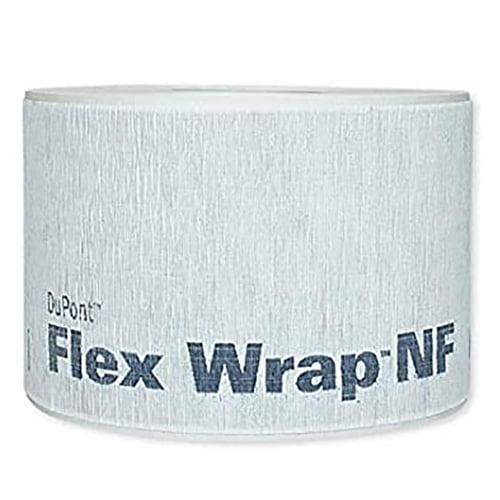 DuPont FlexWrap NF 6 In. x 75 Ft. Adhesive Tape, White Butyl Material ...