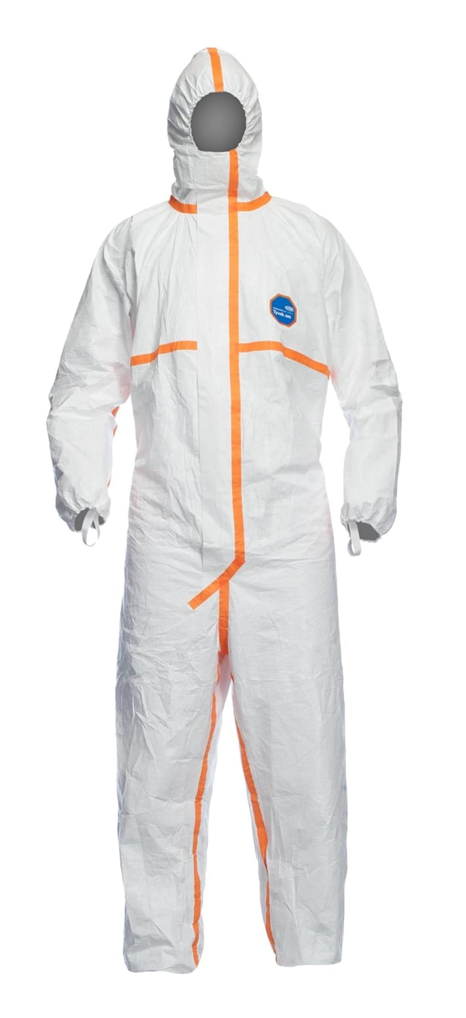 Tyvek 800J Hazmat Suit, CE Certified Cat-III Type 3/4/5/6 Coverall Suit ...