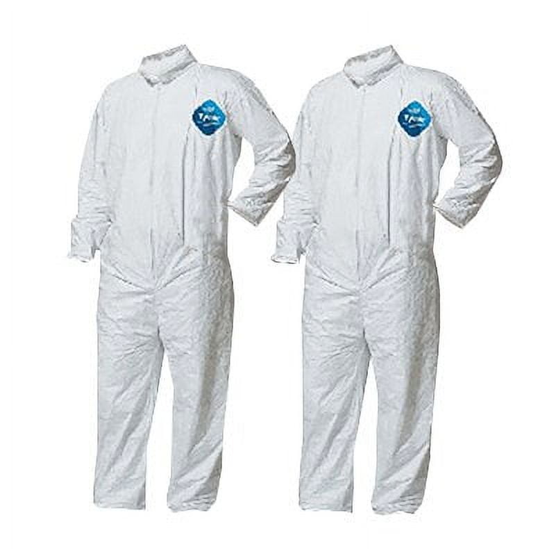 Tyvek Disposable Coveralls - White, 3XL - 2 Pairs - Walmart.com