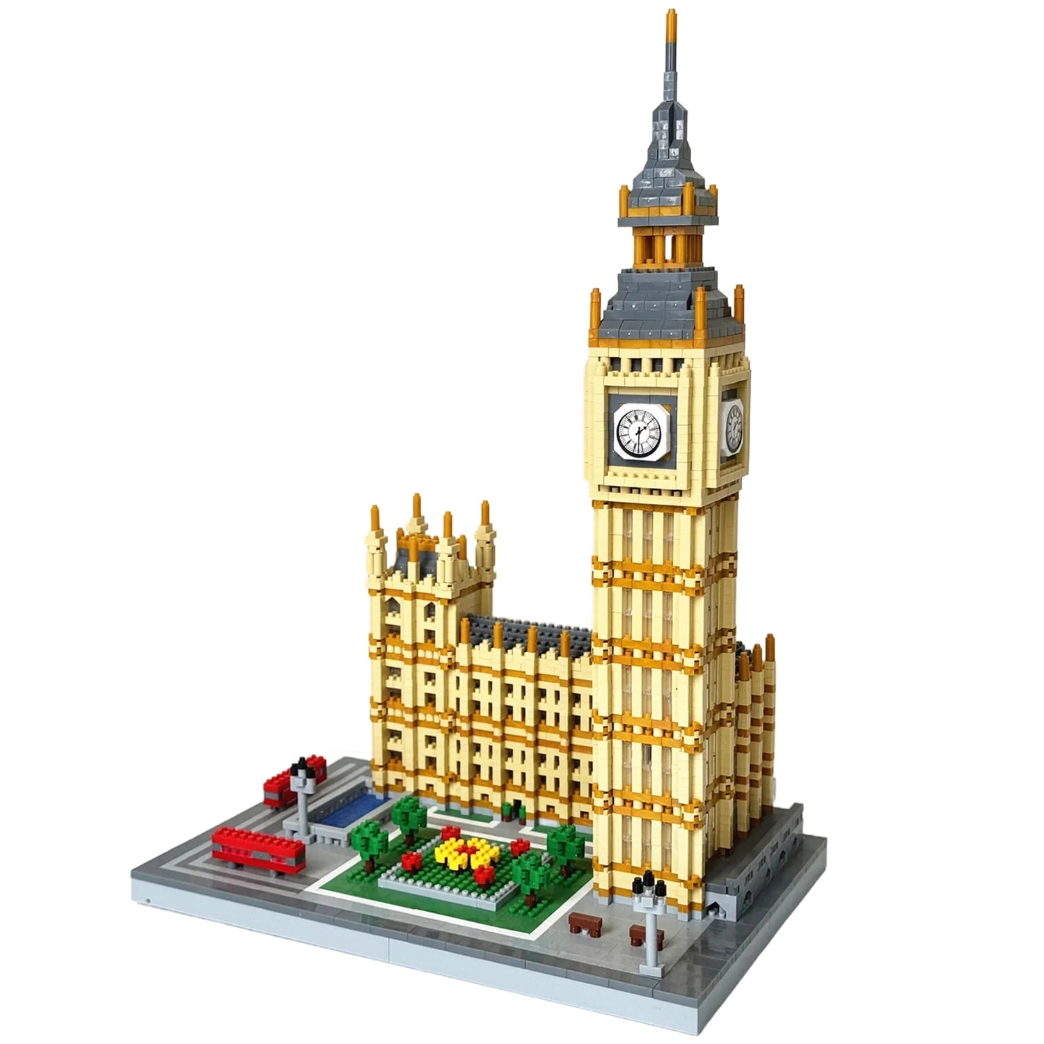 TzFioy Big Ben Tower London Building Blocks Set (3999Pcs) Famous World Architecture Model ...