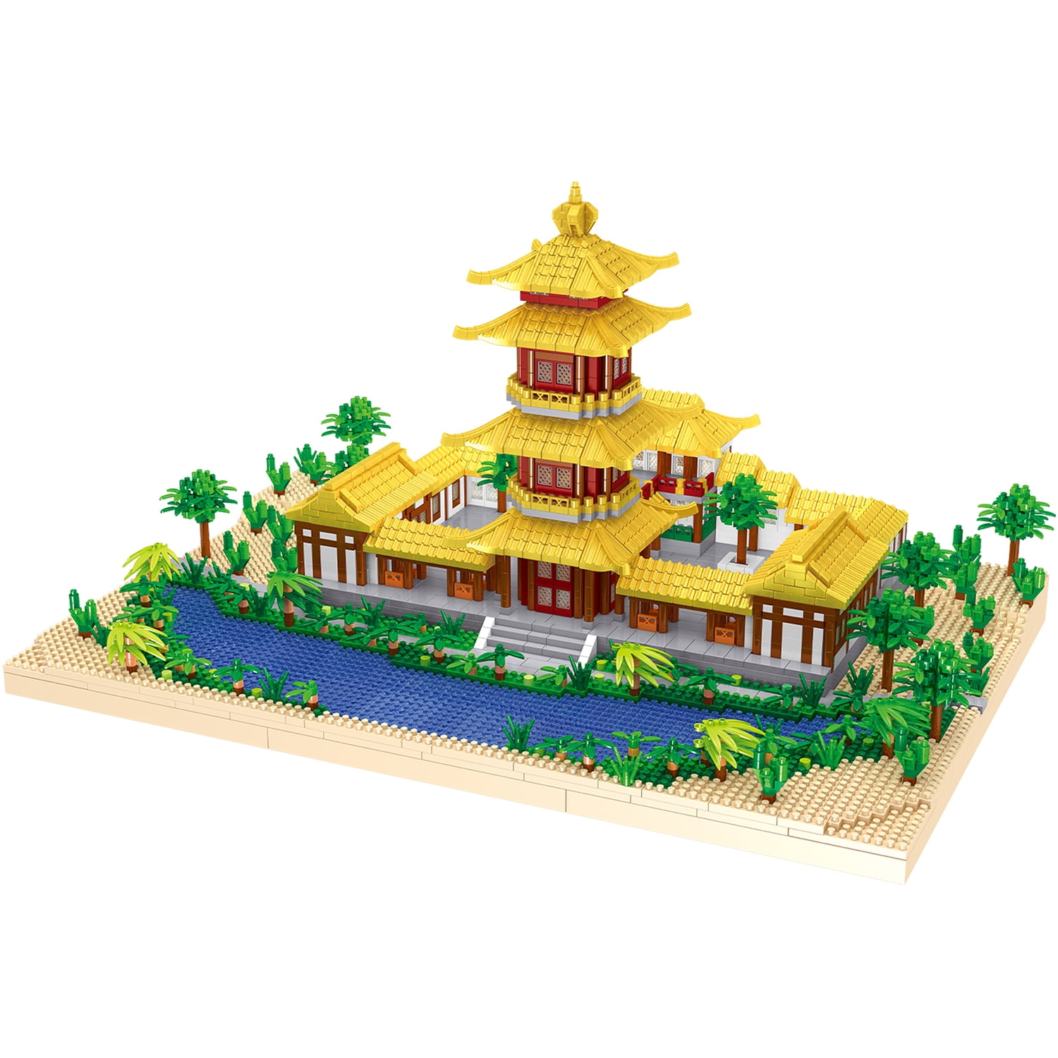 TzFioy Crescent Spring China Building Blocks Set (3973Pcs) Ancient ...