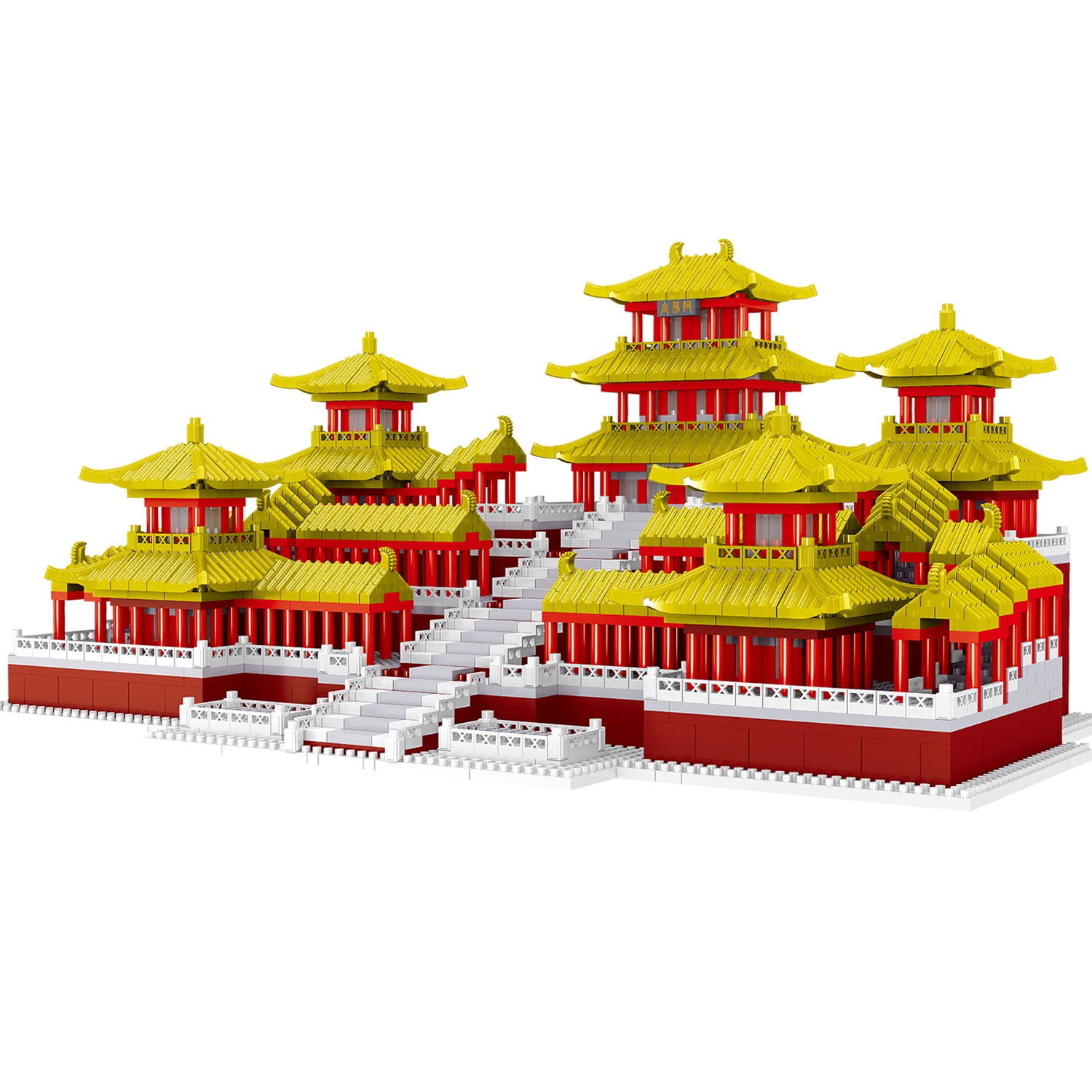 TzFioy Epang Palace Building Blocks Set (4159Pcs) Ancient Oriental ...