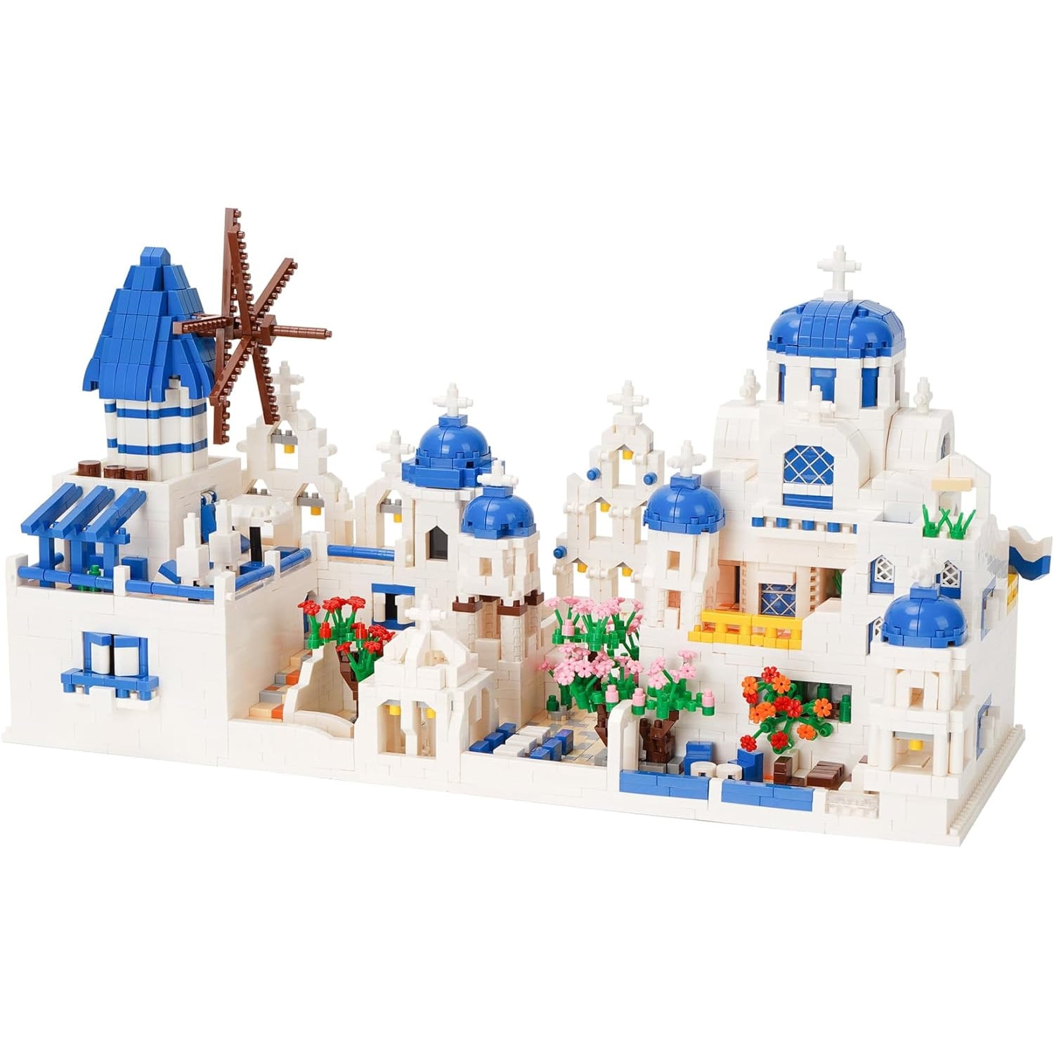 TzFioy Santorini Building Blocks Set, 3 Minifigures, 4310pcs ...