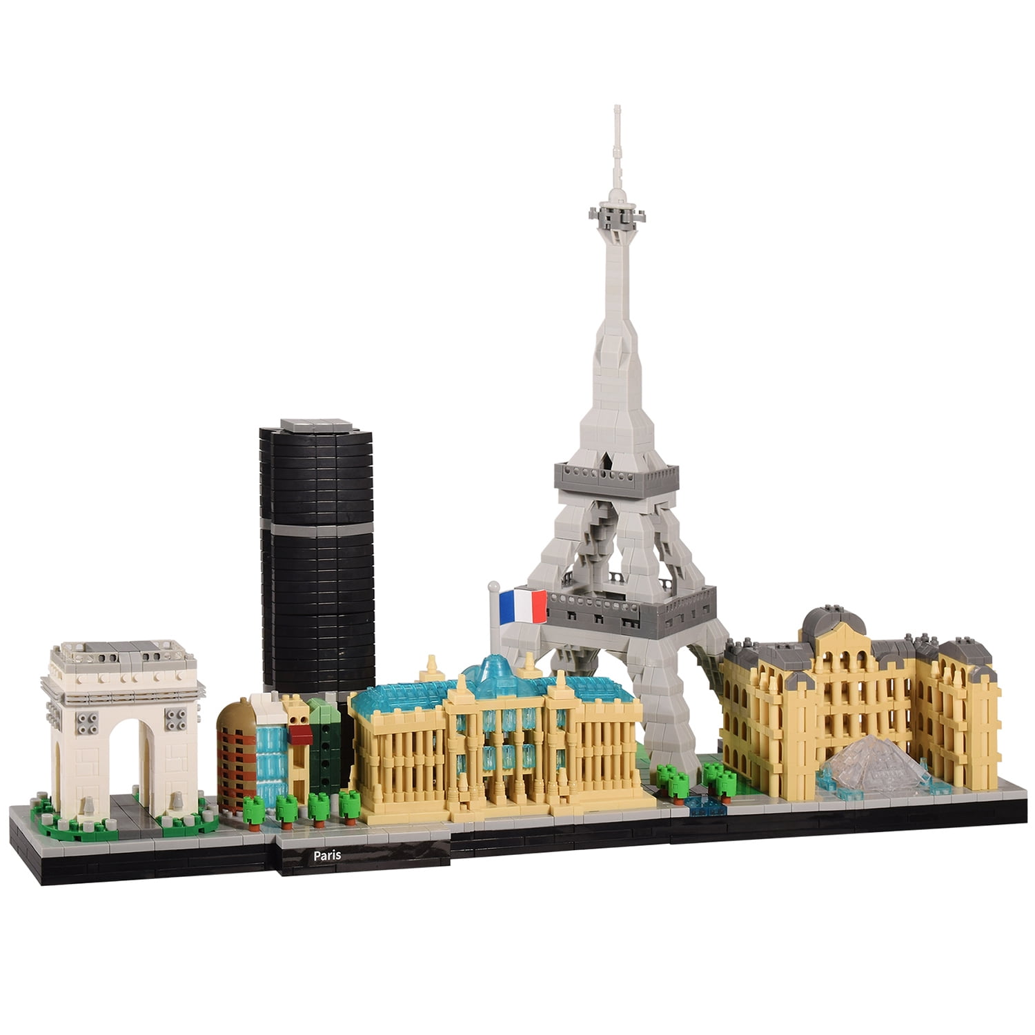 TzFioy Paris Skyline Building Blocks Set (3680Pcs) Famous World ...