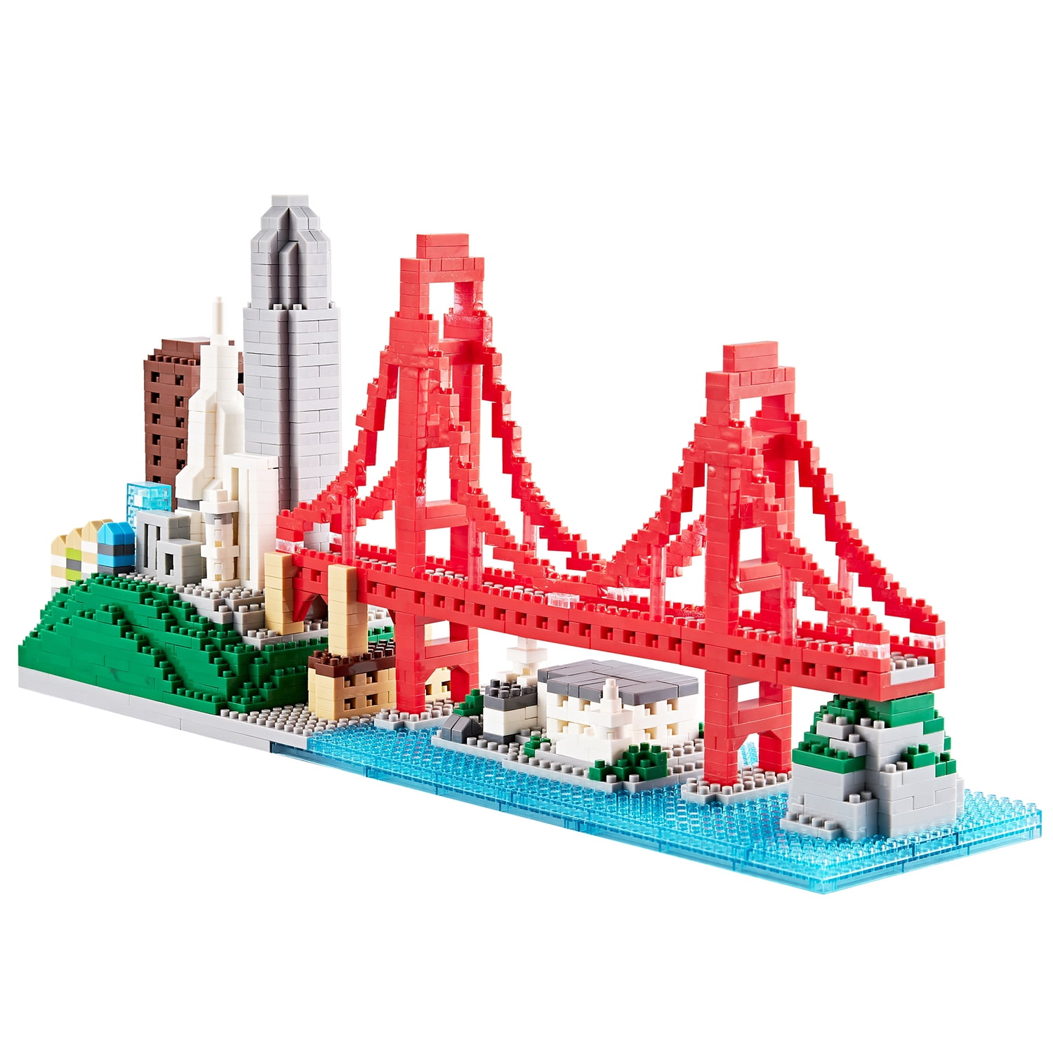 TzFioy San Francisco Skyline Building Blocks Set (1610Pcs) Famous World Architecture Educational ...