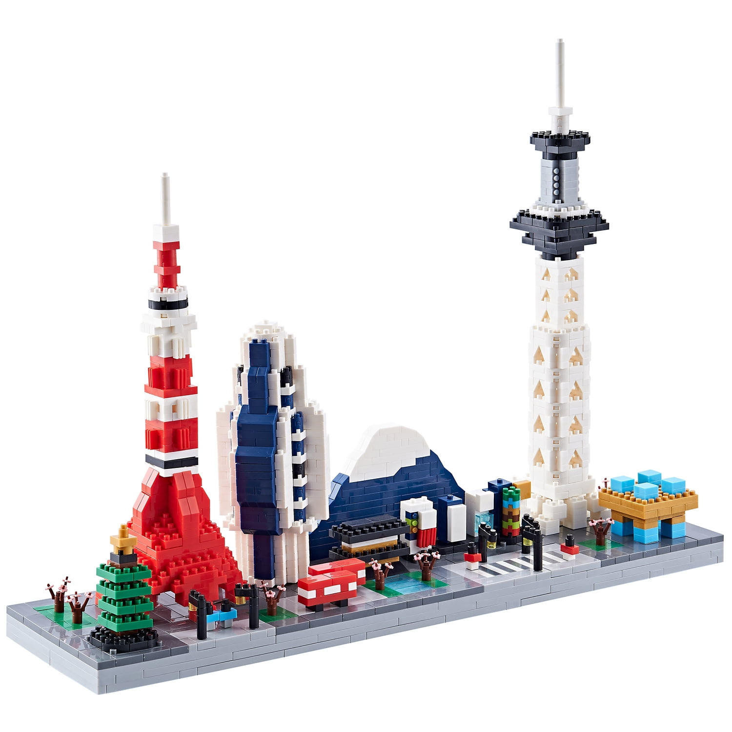 TzFioy Tokyo Skyline Building Blocks Set (1880Pcs) Famous World Architecture Educational Toys ...