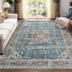 BERTHMEER 4'x6' Gray Abstract Modern Area Rugs for Office Entryway ...