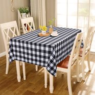 Hiasan Buffalo Plaid Tablecloth Rectangle, 54 x 108 Inches - Waterproof ...