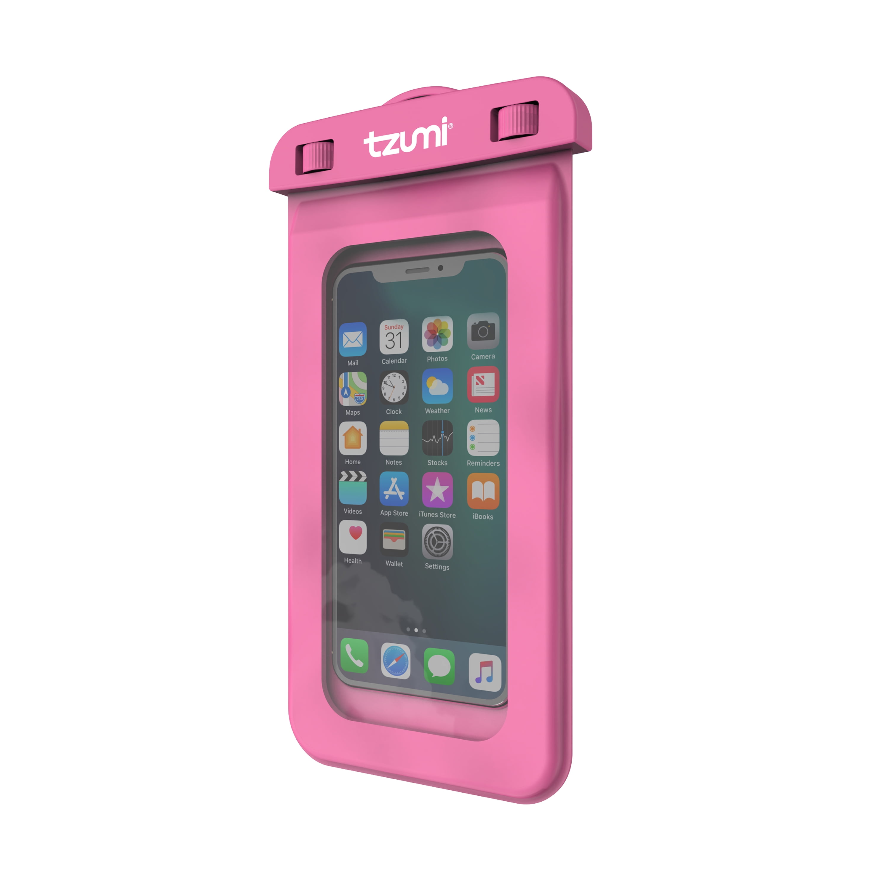 Tzumi AquaPocket Touch – Universal Waterproof Smartphone Case with Neck ...