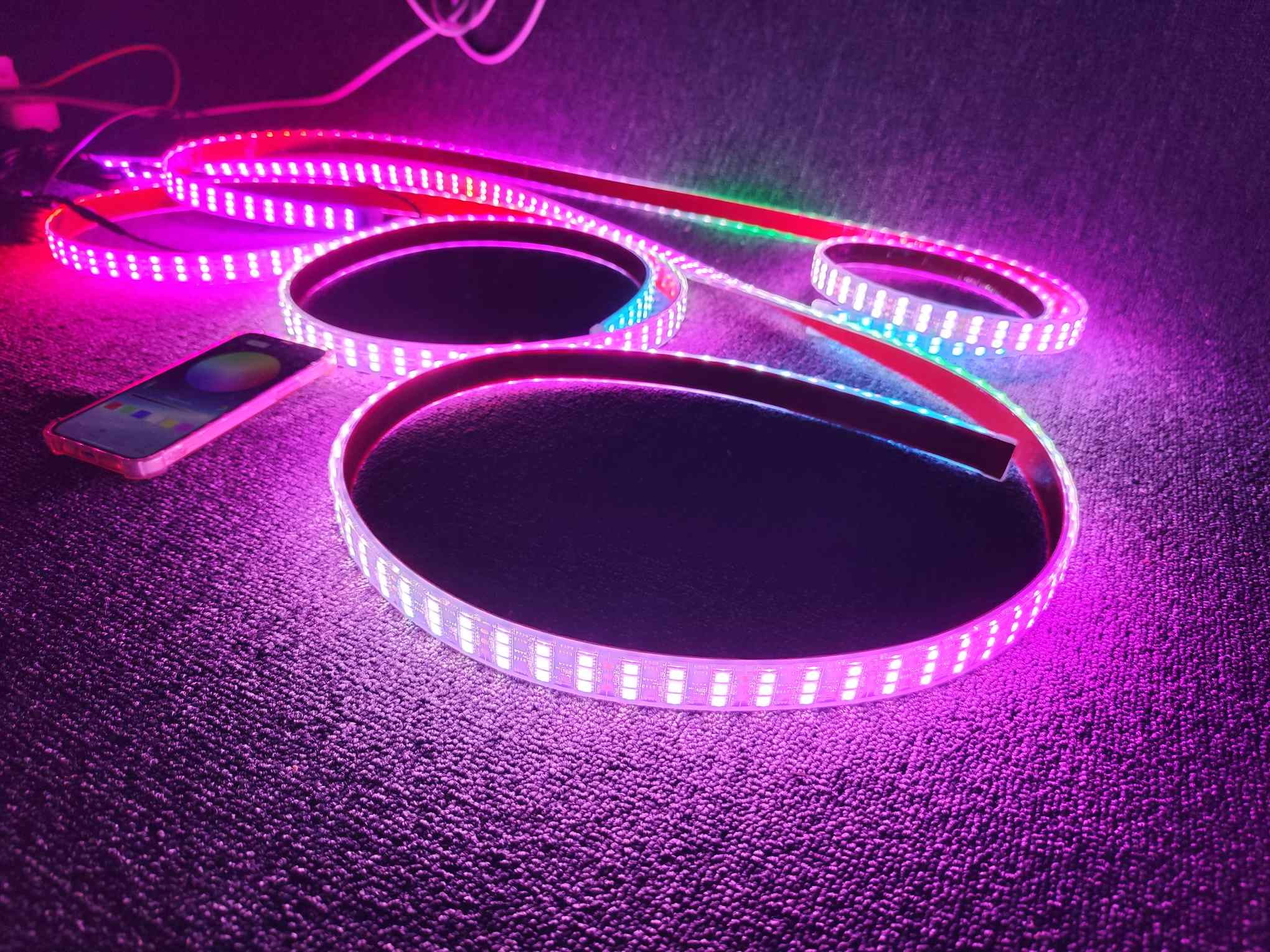 Tzvmnylighting - 8PCS 3FT 36" Triple Row Treble LEDs Dream Color ...