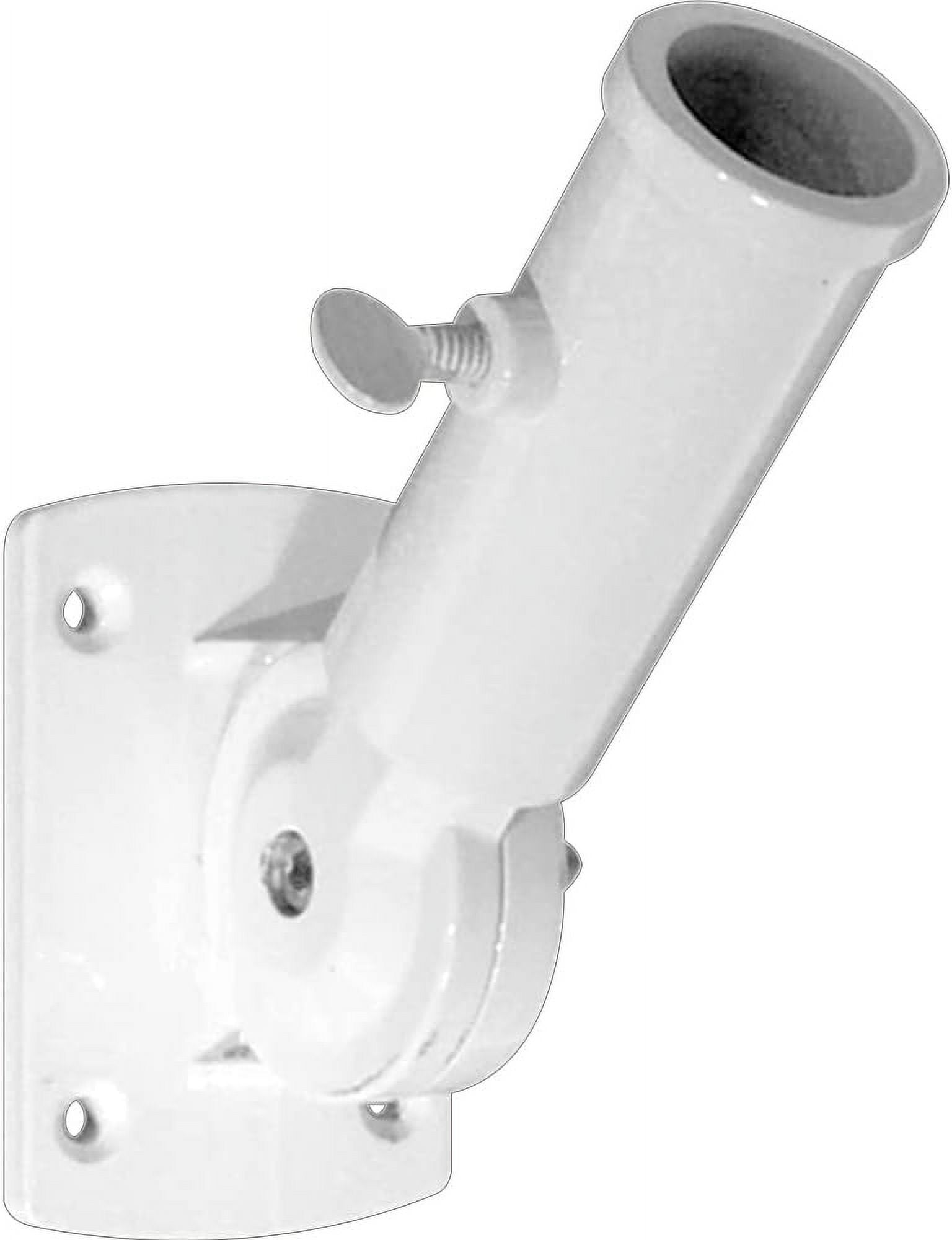 U 10256 1 In. , White, Adjustable Flag Pole Holder (Single Pack ...