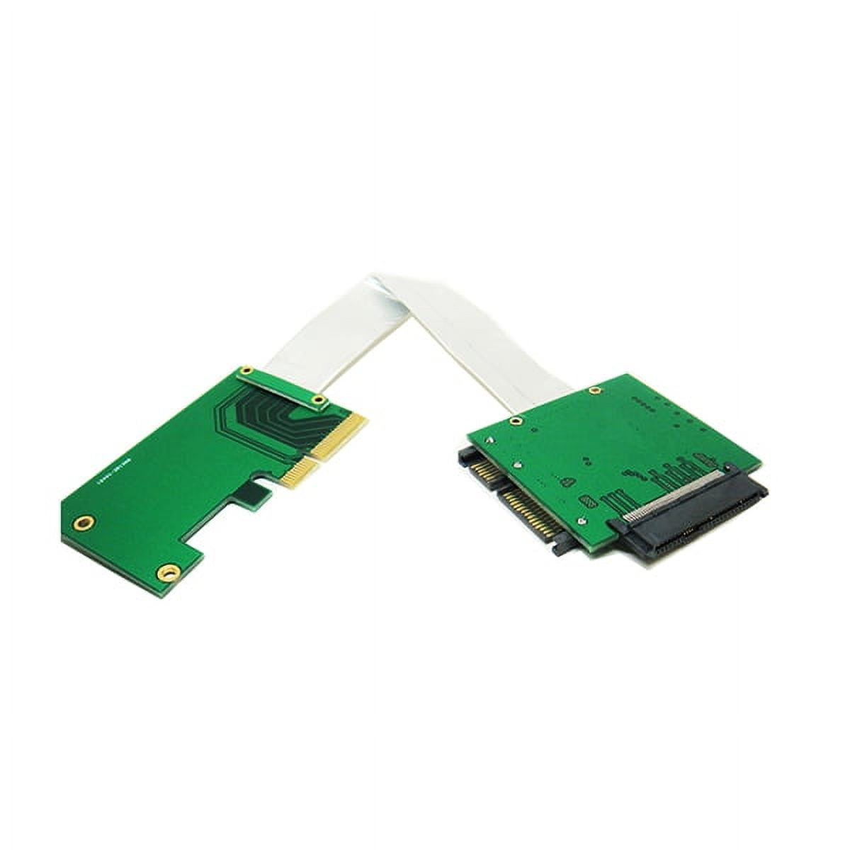U.2 SFF-8639 NVMe SSD to PCI-e 4X Adapter with Cable - Walmart.com