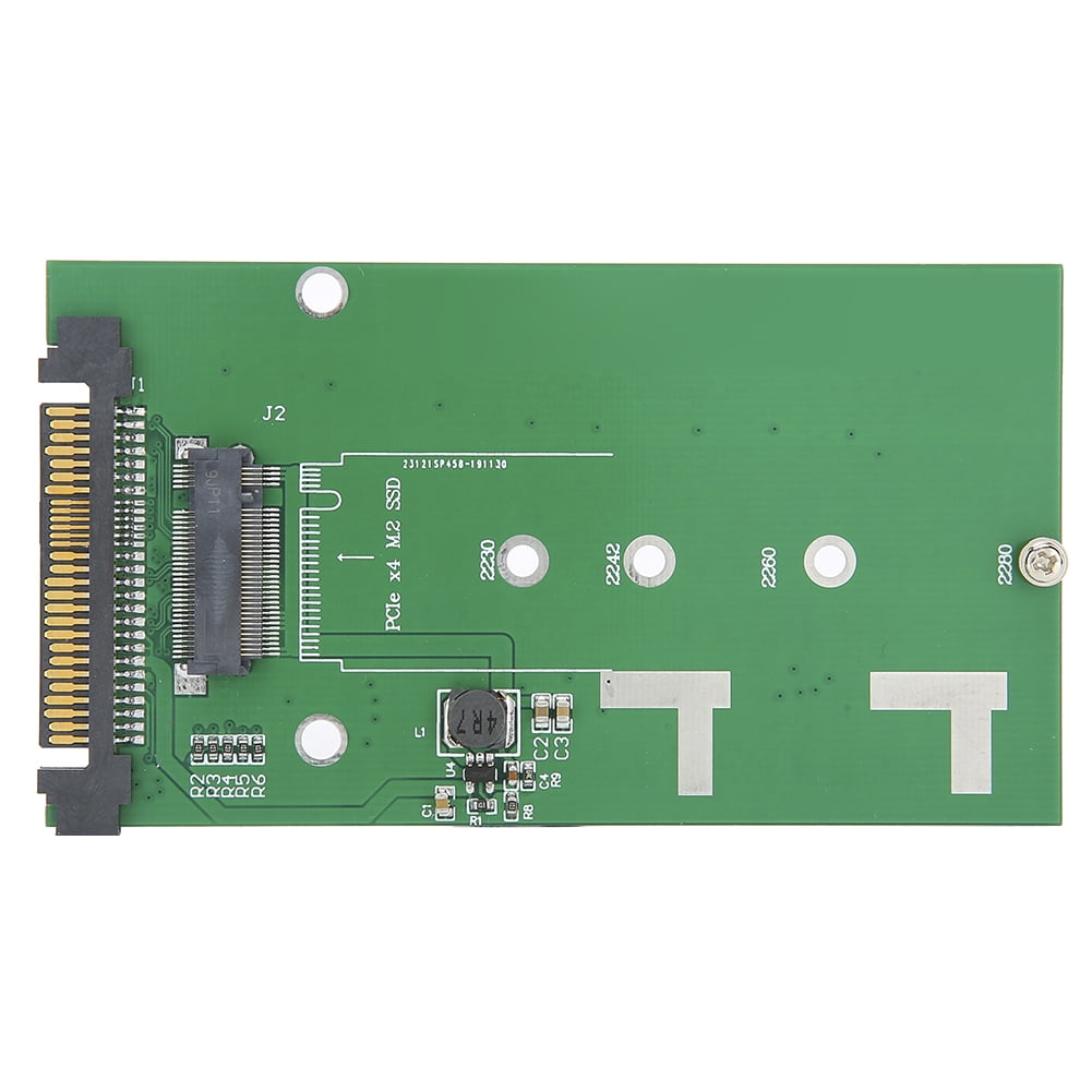 U.2 to Express NVMe NGFF M-key Converter Green ABS M.2 SFF-8639 PCI-E ...