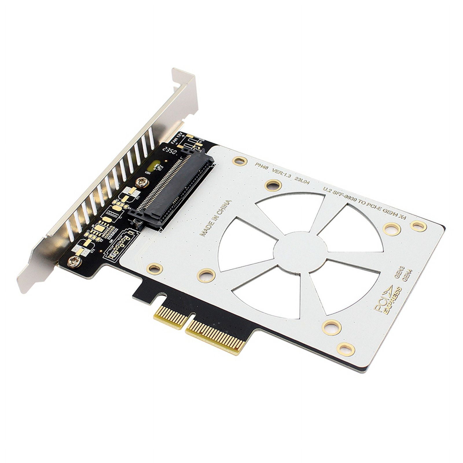 U.2 to PCIE Adapter PCI Express 3.0 X4/X8/X16 SFF-8639 for 750 2.5 Inch NVMe U2 SSD SATA ...