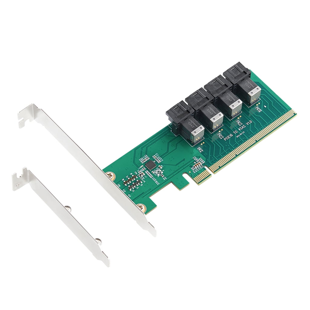 U.2 to PCIE Adapter PCI-Express3.0 X16 to 4 Port MiniSAS SFF-8643 SFF ...