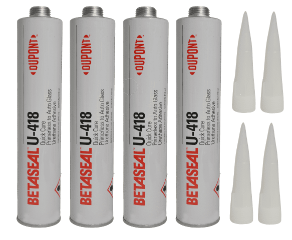 U-418 Dow Betaseal Auto Glass Primerless Urethane//Adhesive (4) Tubes ...