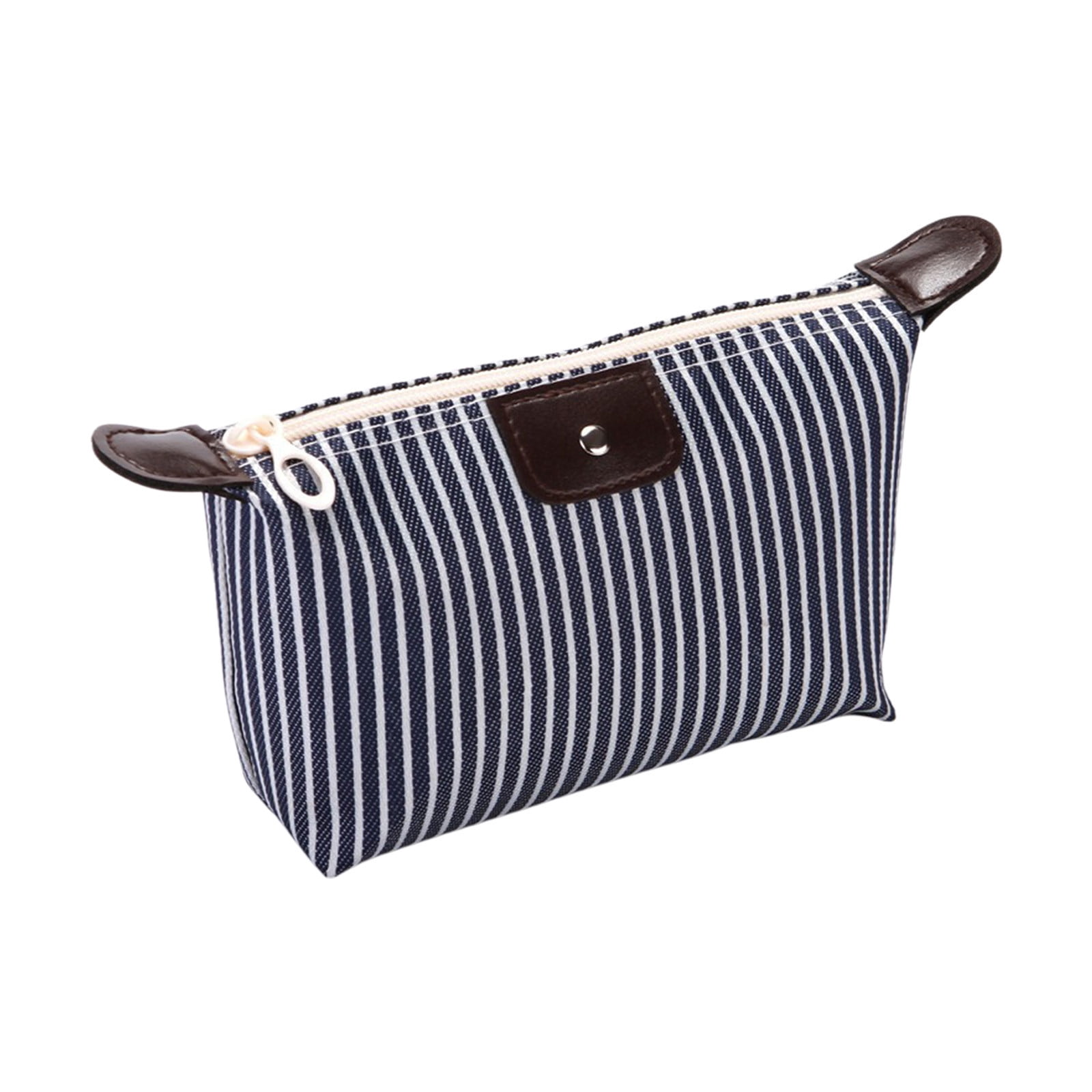 U-612 Black Foldable Dumpling Cosmetic Bag Travel Toiletry Organizer ...