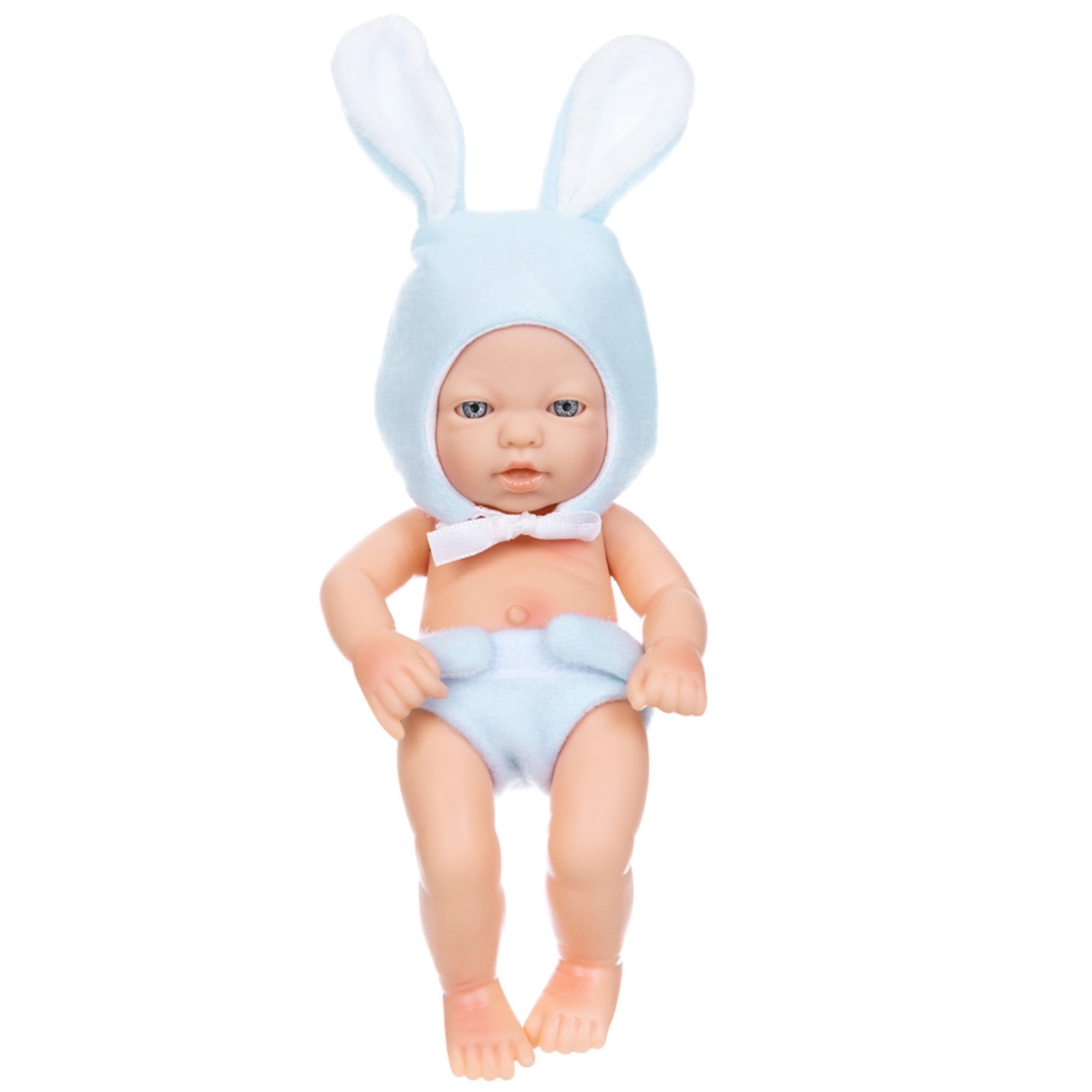U-949 C Baby 7 Inch Newborn Baby Doll Vinyl Real Look Toy Soft Body For ...